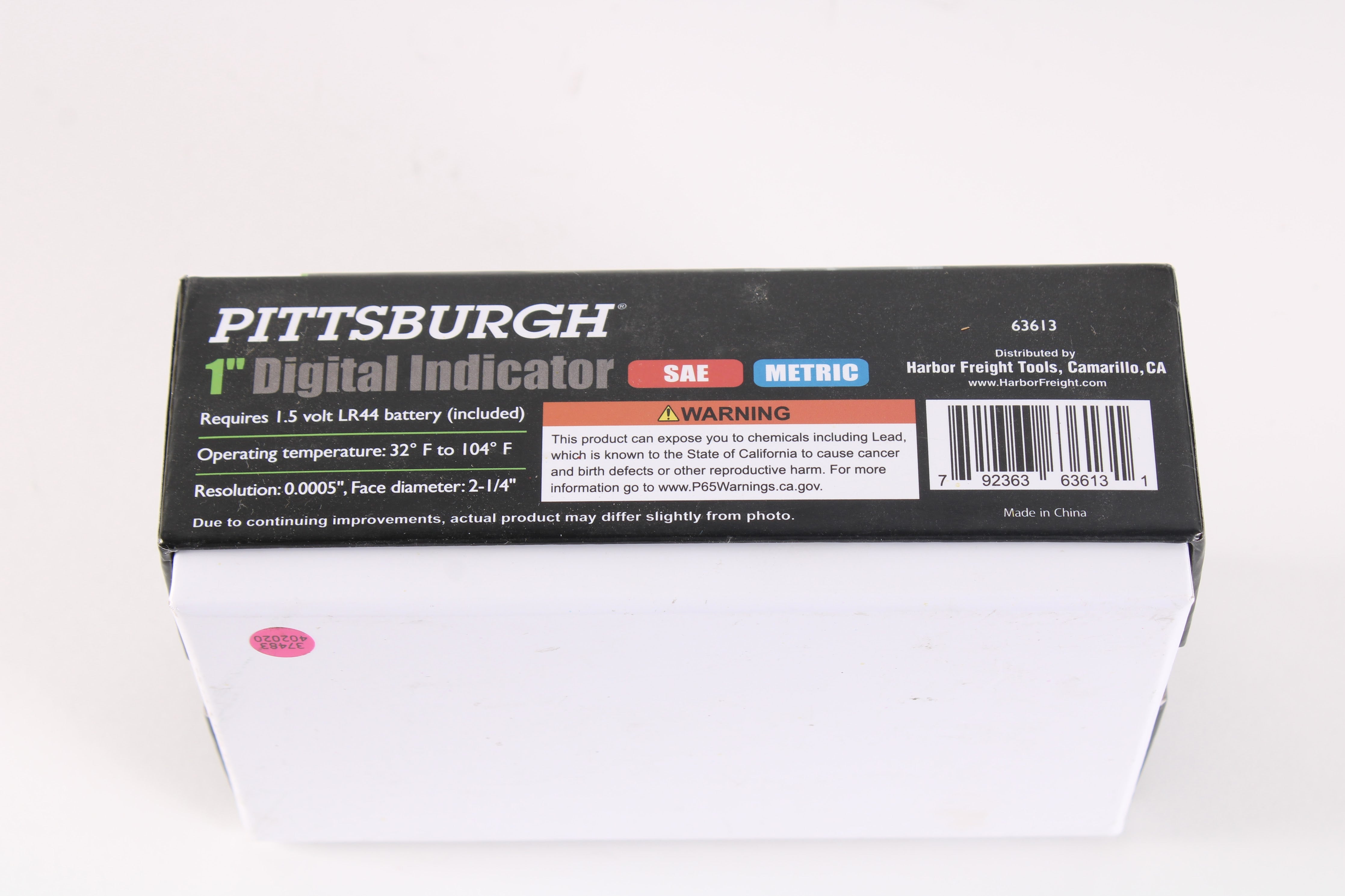 Pittsburgh 63613 1" SAE/MetricDigital Indicator 792363636131 - NEW ...