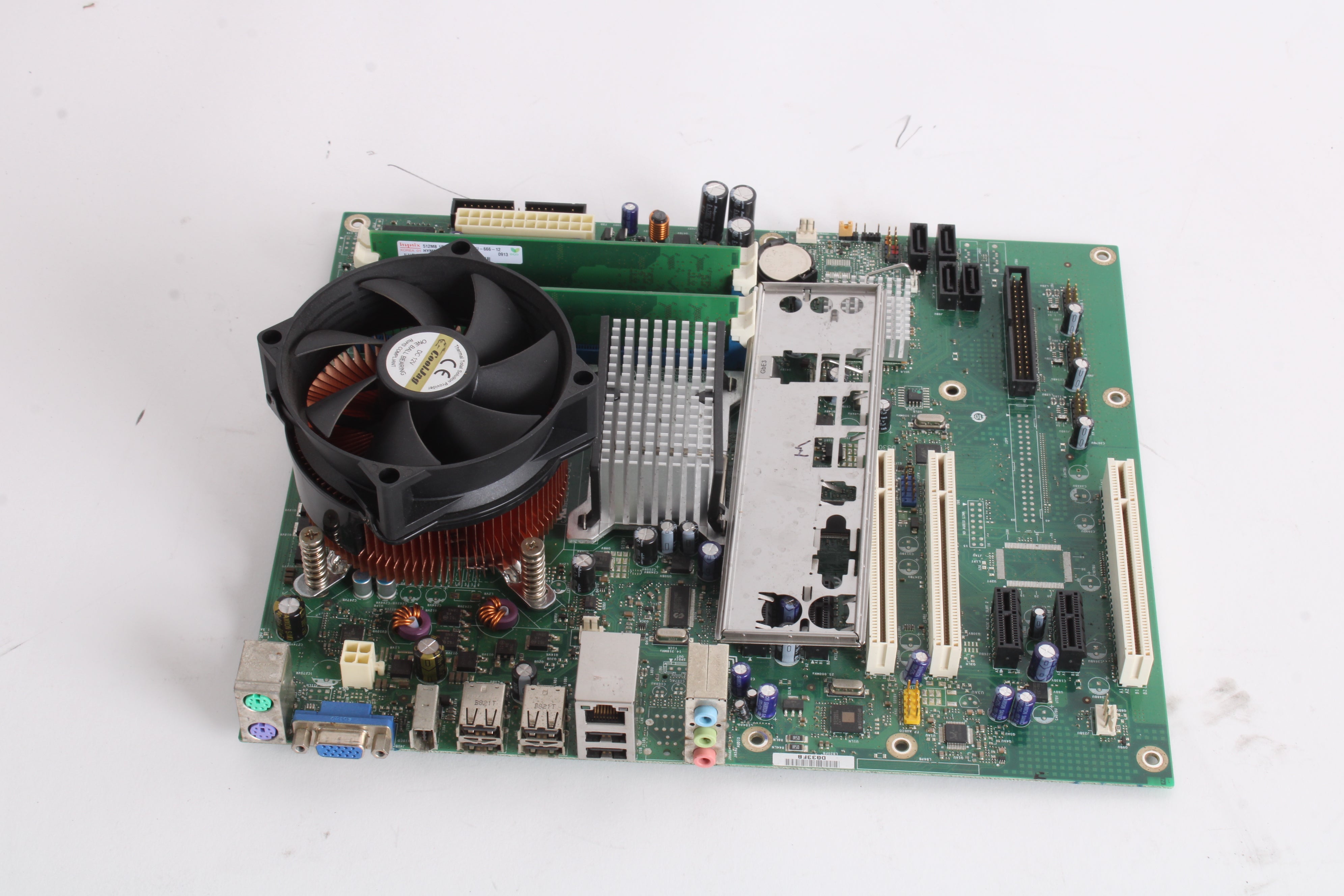 Intel DG33FB Motherboard w/ Intel E8400 CPU @ 3.0GHz 1GB Ram and I/O S ...