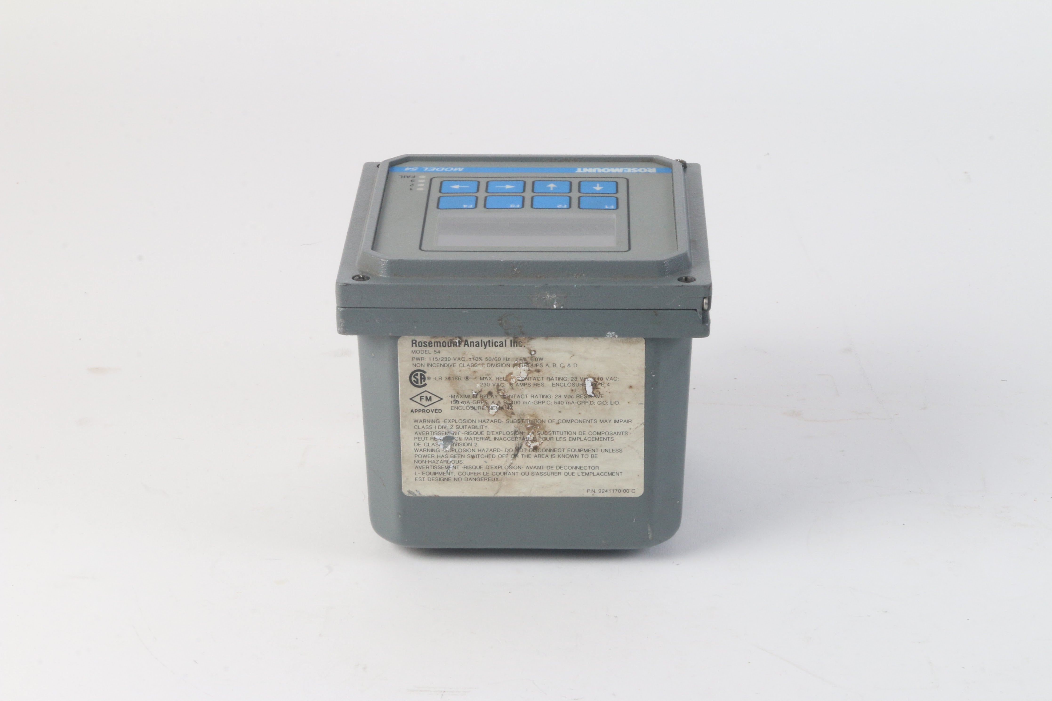 Rosemount Model 54 0054PH/ORP Analyzer Controller – NTC Tech