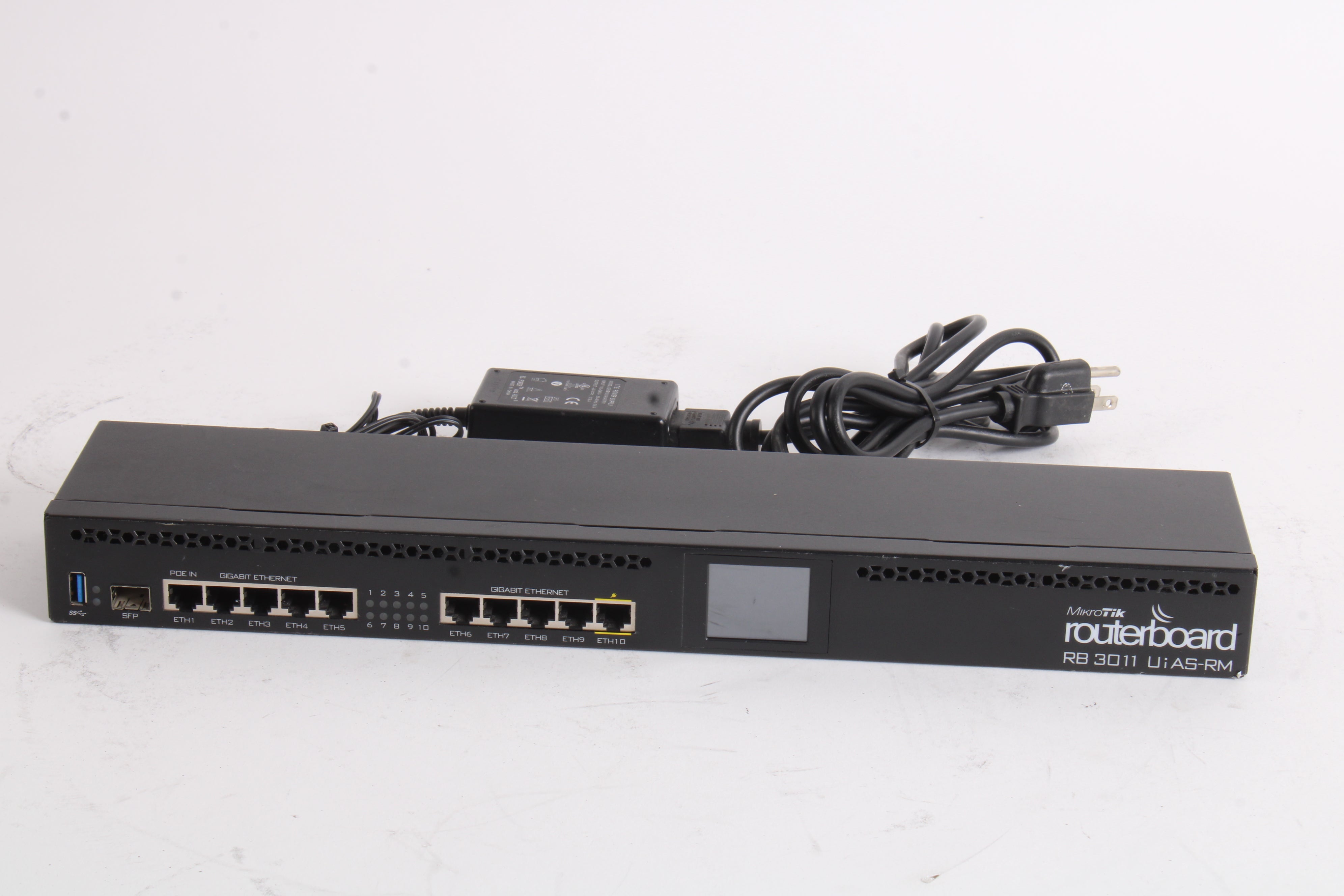 MikroTik RouterBoard RB3011UIAS-RM 10 Ports Rackmount Gigabit Ethernet ...