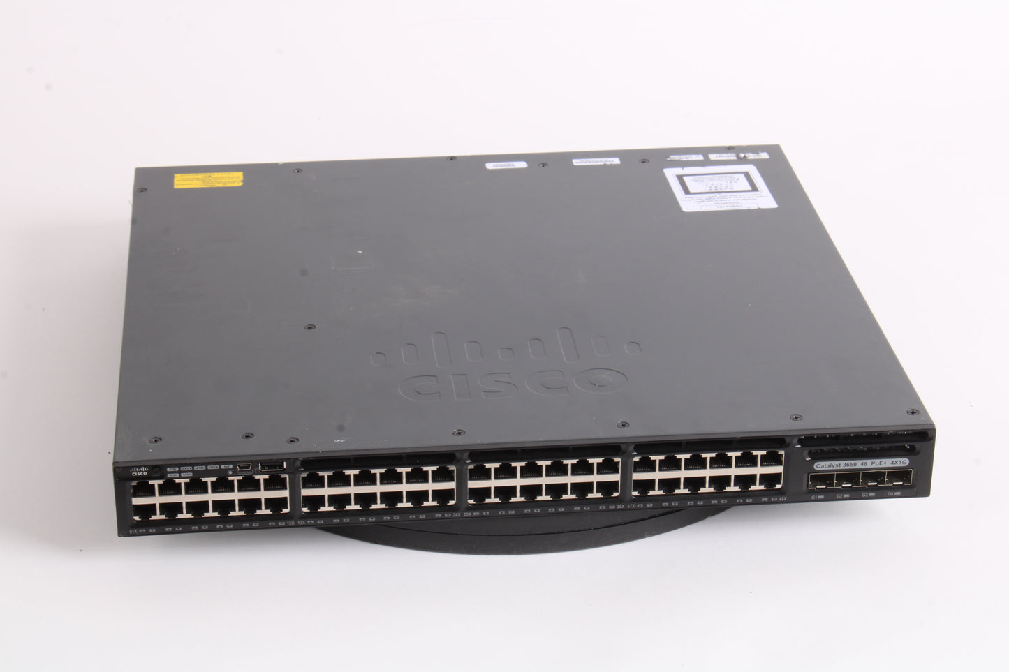 Cisco 3650 48 Port Gigabit Ethernet Switch Ws C3650 48ps 1x Power Supp Ntc Tech