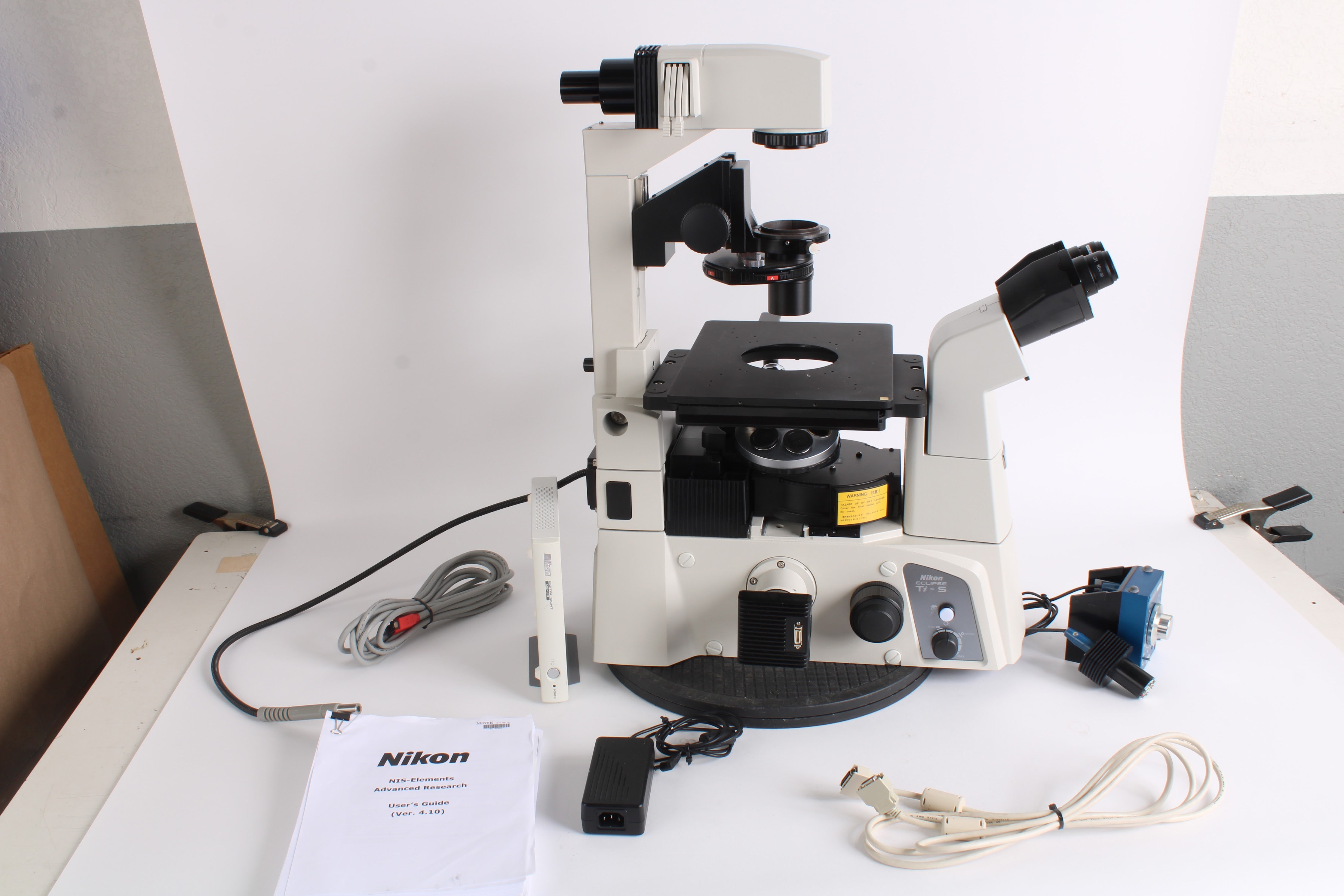 Nikon Eclipse Ti-S/L100 Inverted Research Phase Contrast Microscope ...