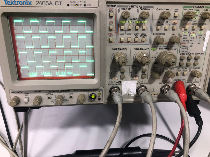 Tektronix 2465A CT 350MHz 4-Channel Analog Oscilloscope – NTC Tech