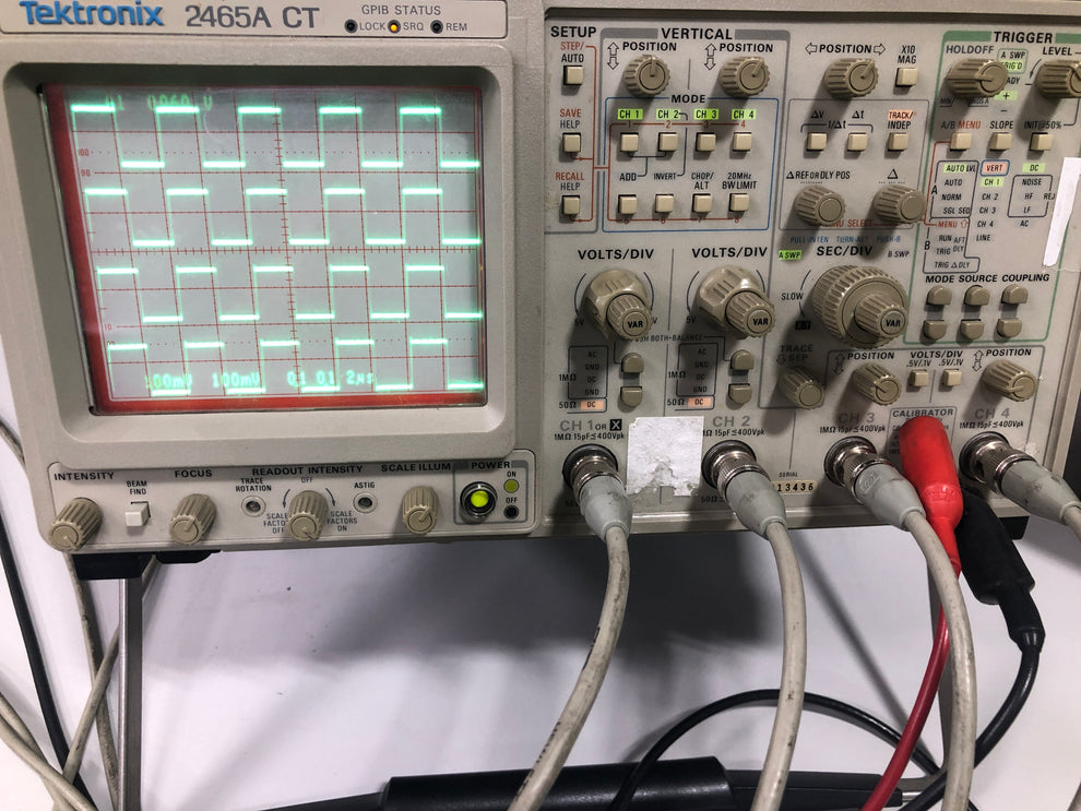 Tektronix 2465A CT 350MHz 4-Channel Analog Oscilloscope – NTC Tech