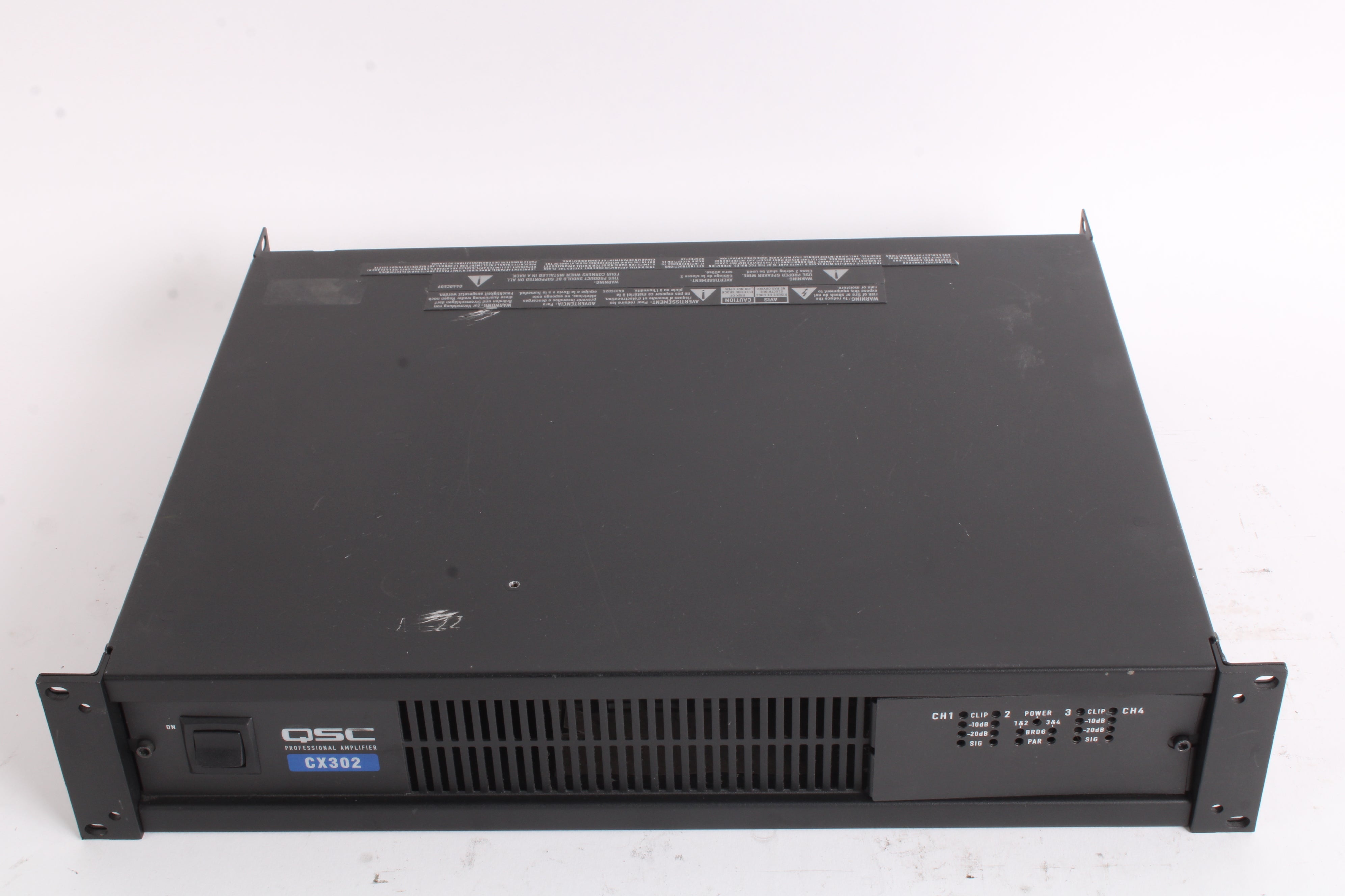 QSC CX302 Two-Channel 200W Rackmount Power Amplifier – NTC Tech