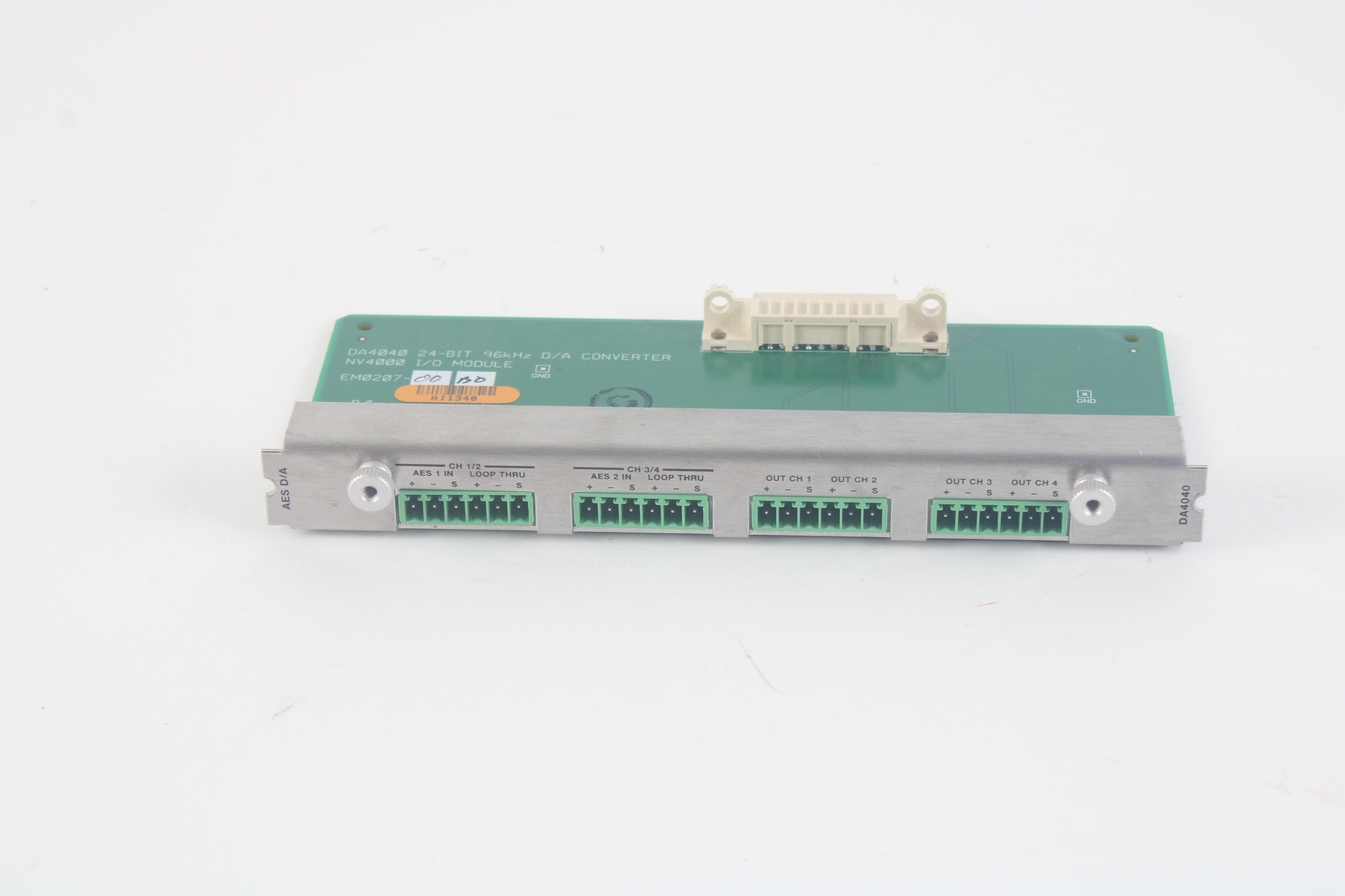 NVision DA4040 24-BIT 96kHz D/A Converter EM0207-00 I/O Module – NTC Tech