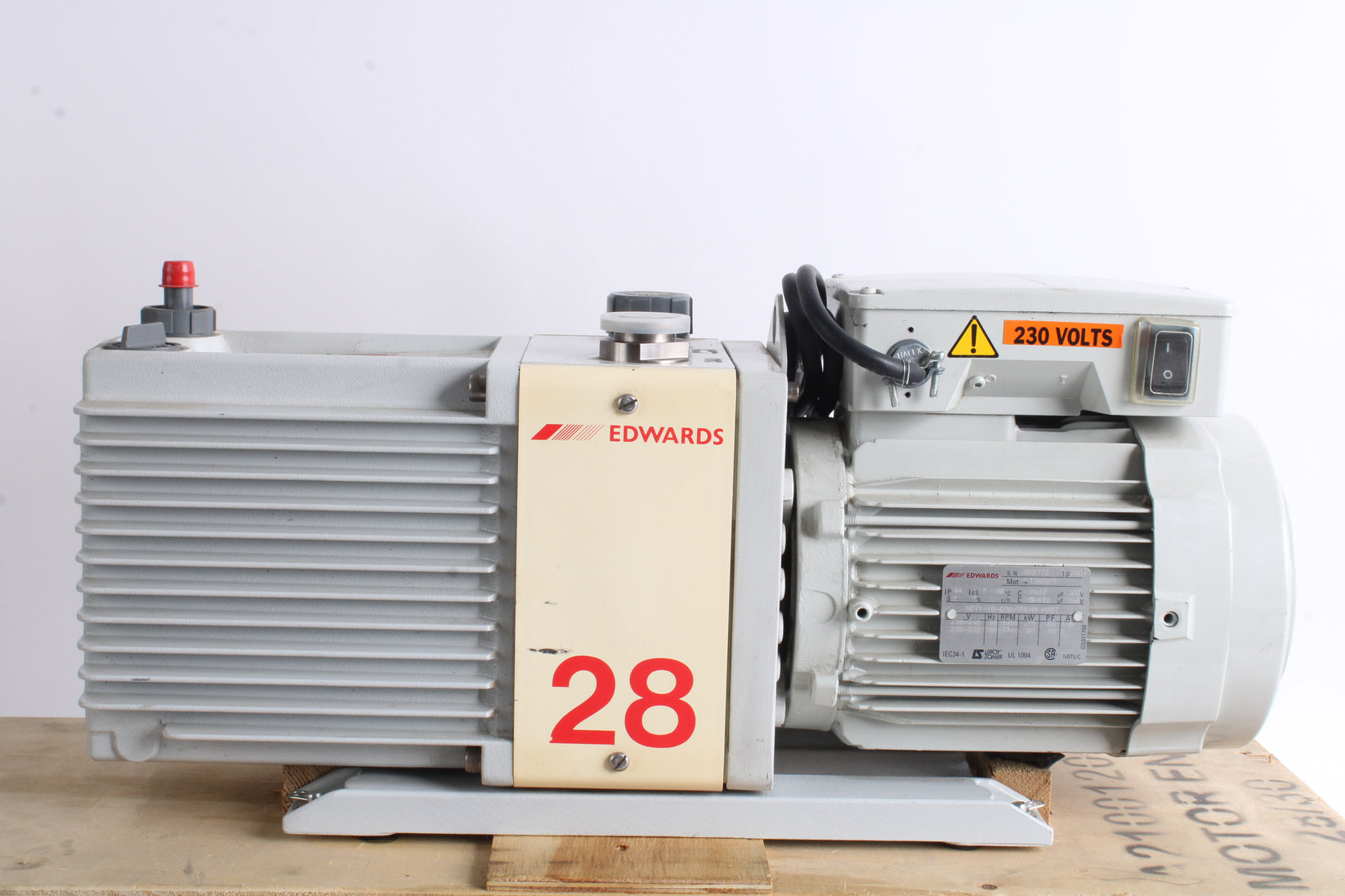 Edwards E2M28 Two Stage Rotary Vane Vacuum Pump – NTC Tech