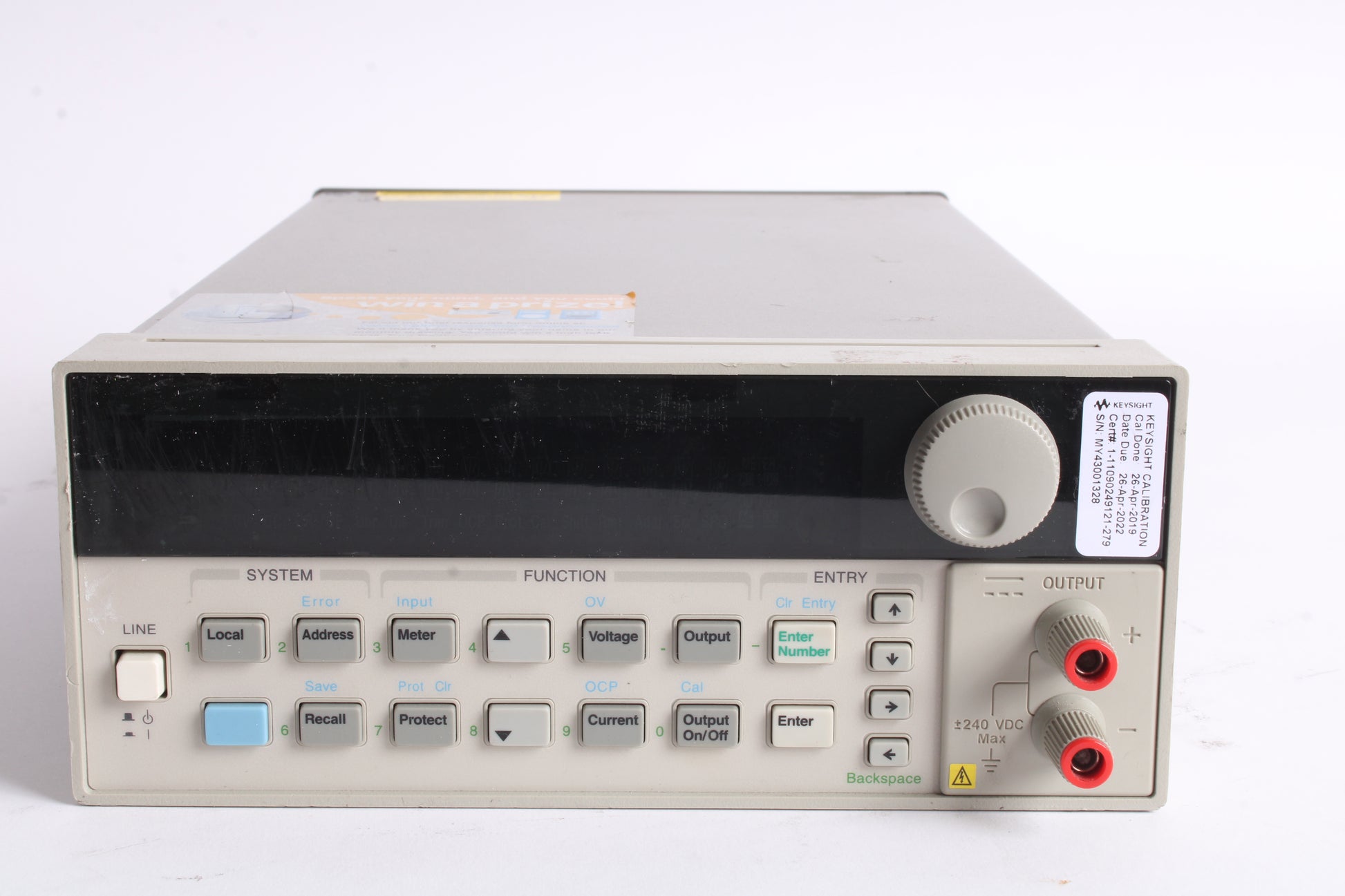HP / Agilent / Keysight 6611C 0-8V 0-5A DC Power Supply – NTC Tech