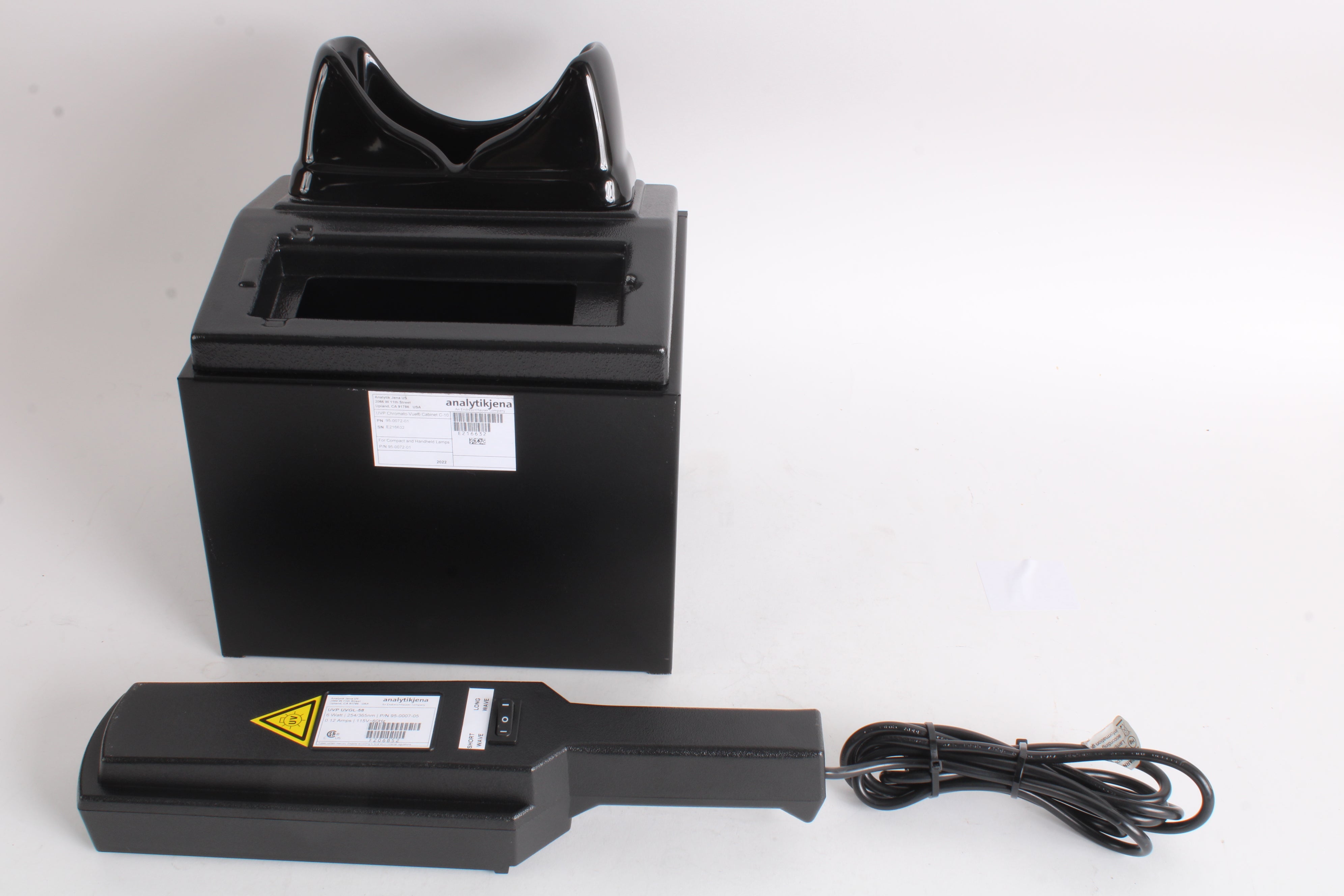 Analytikjena 95-0007-05 UVP UVGL-58 W/ 95-0072-01 UVP Chromato-Vue Cab ...