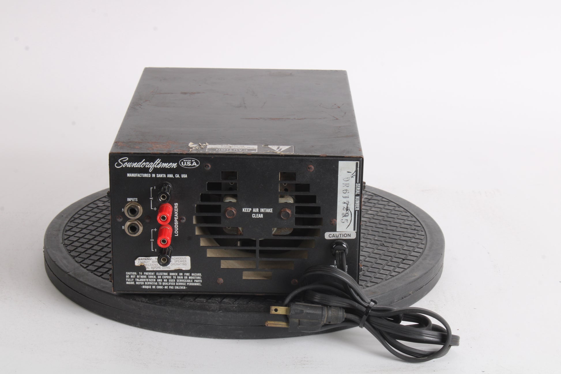 Soundcraftsmen PM860 Phase Control Regulation Mosfet Stereo Amplifier ...