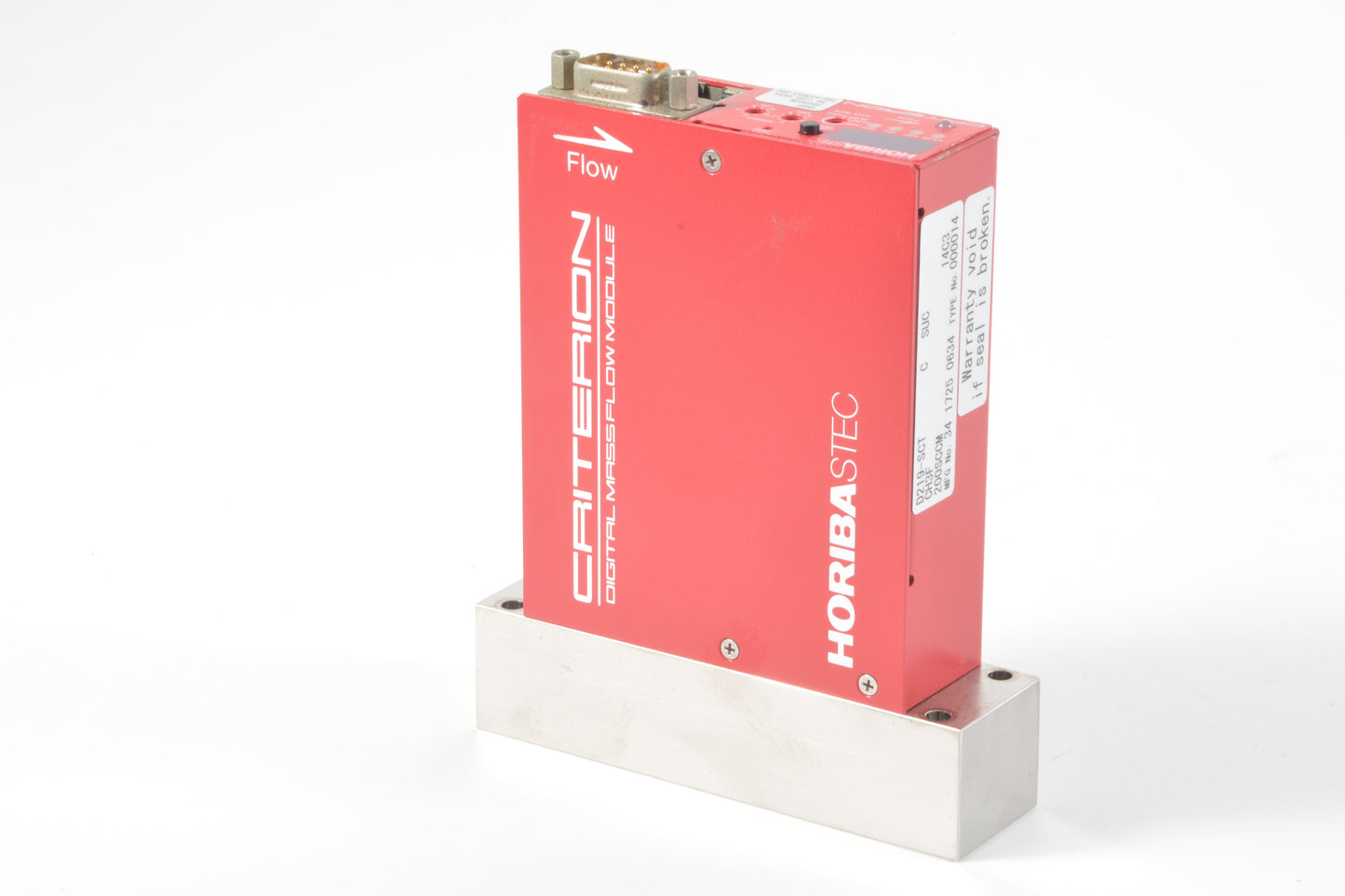 Horiba STEC Criterion D219-SCT CH3F 200sccm Mass Flow Controller – NTC Tech