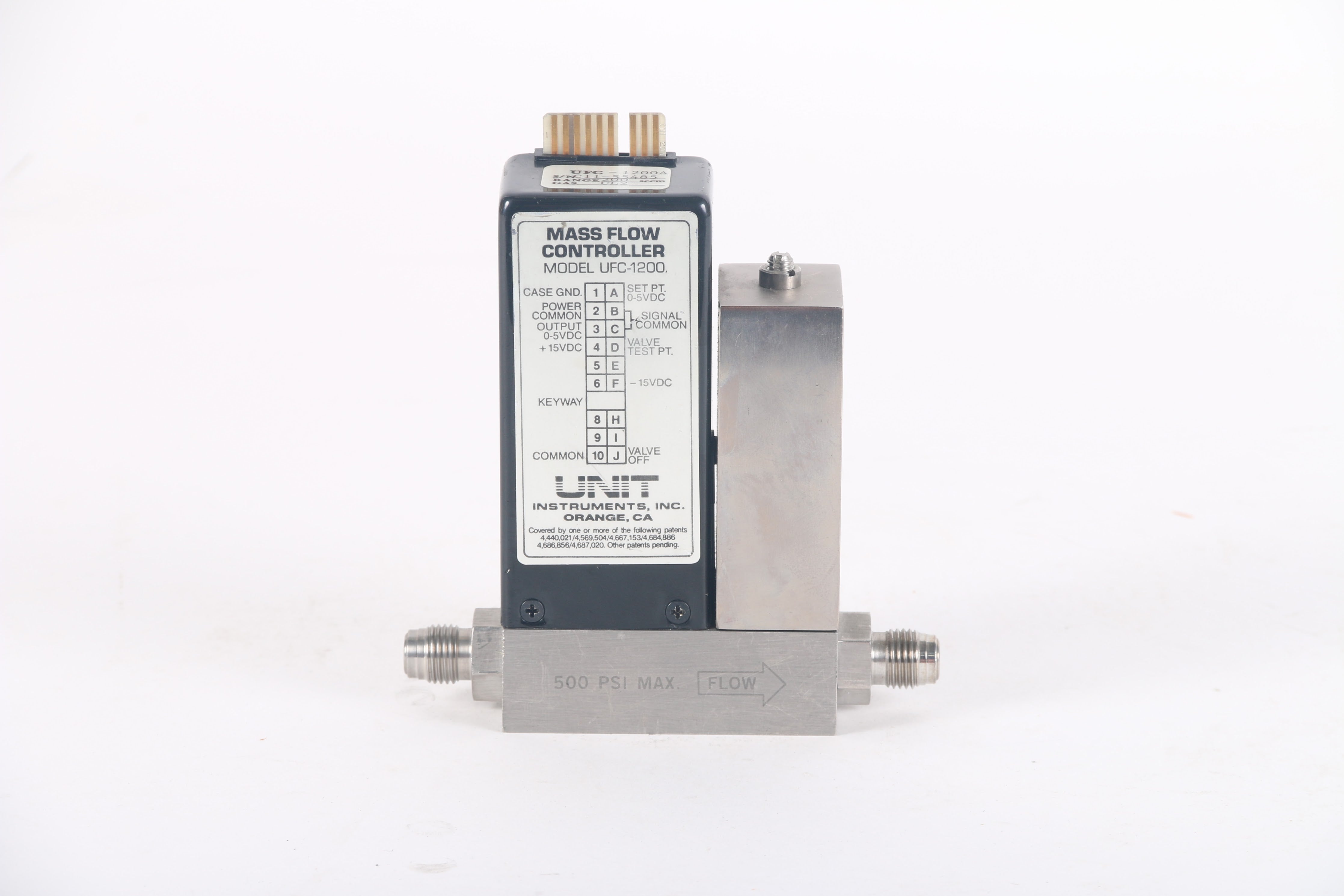 Unit UFC-1200A Gas: CL2 200 SCCM Mass Flow Controller – NTC Tech