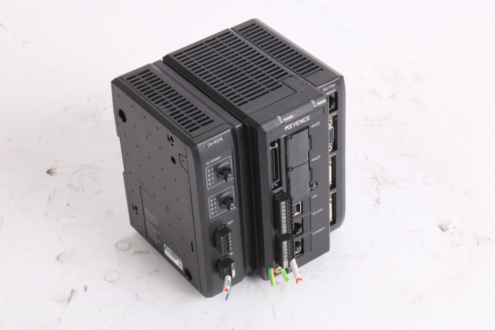 Keyence XG-7701 Multi System Controller W/ CA-DC21E LED Illumination C – NTC Tech