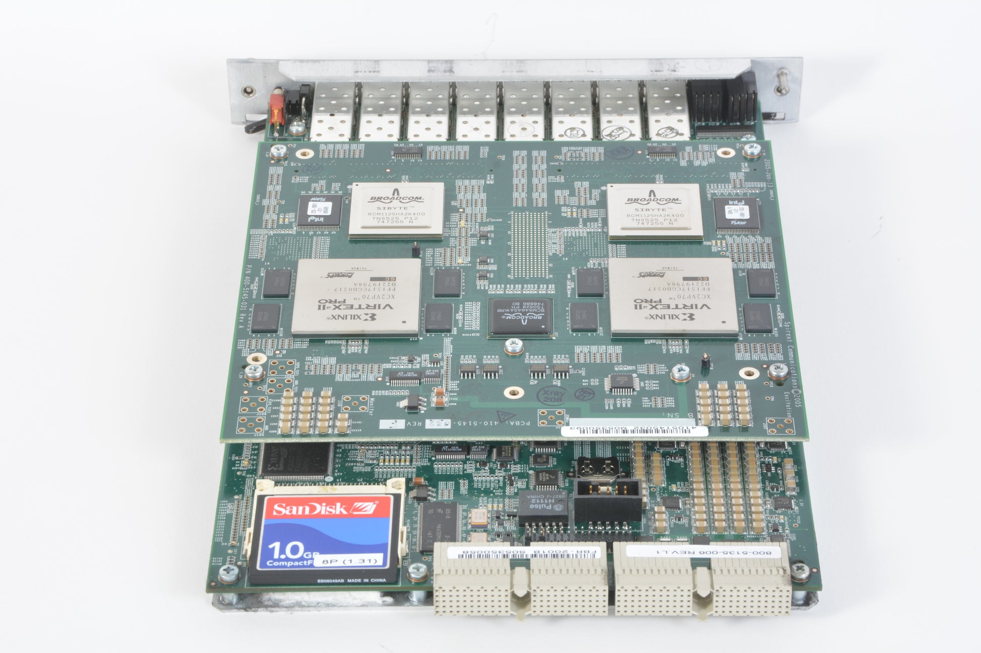 Spirent TestCenter FBR-2001B 1G Fiber SFP 8-Port Ethernet Test Module ...
