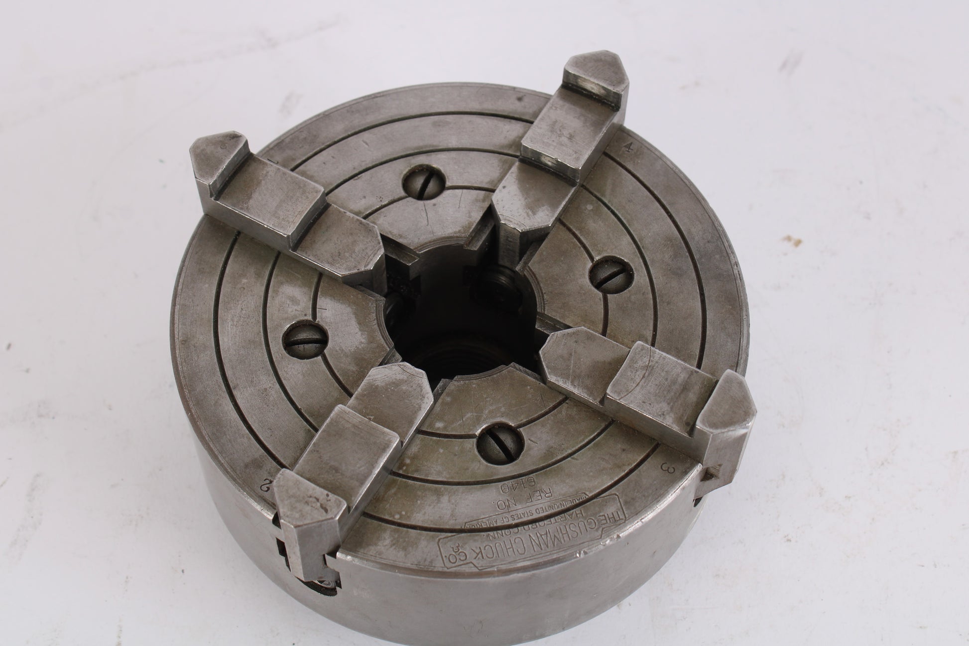 The Cushman Chuck Co. 6140 6" 4 Jaw Chuck – NTC Tech