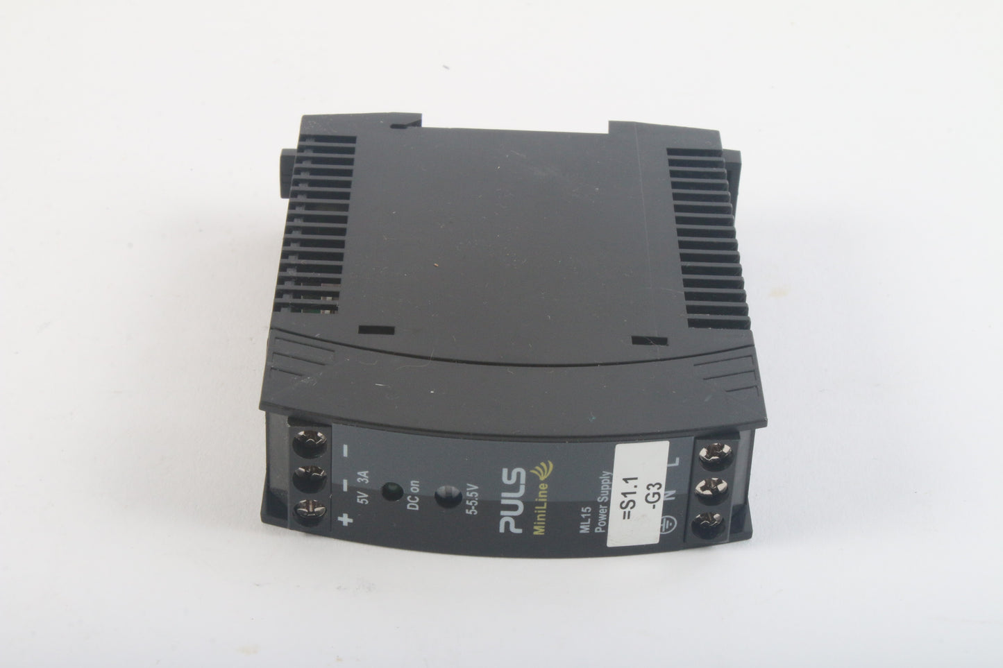 PULS ML15.051 DC5-5.5V; 3A DIN Rail Power Supply for 1-Phase Systems ...