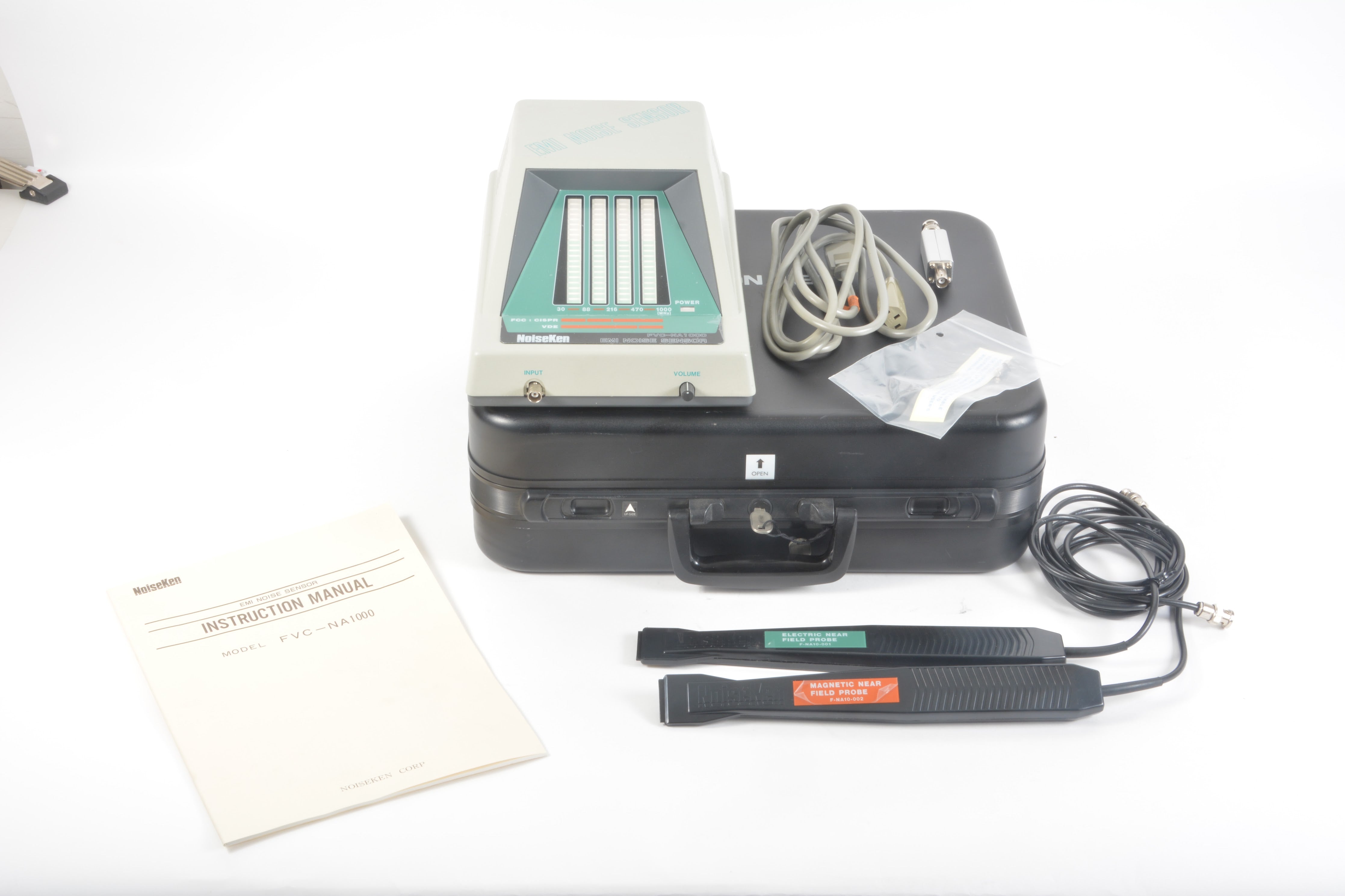NoiseKen FVC-NA1000 EMI Noise Sensor 30 to 1000 MHz - Must See! - FVC ...