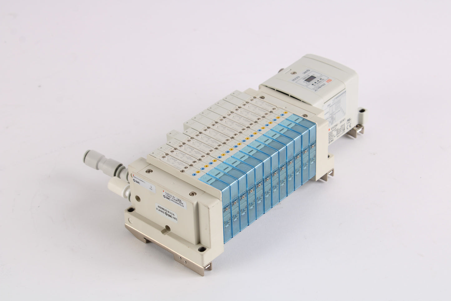 SMC EX250 Integrated Type Input/Output W/ 8x SY3400-5U1 and 4x SY3200 ...