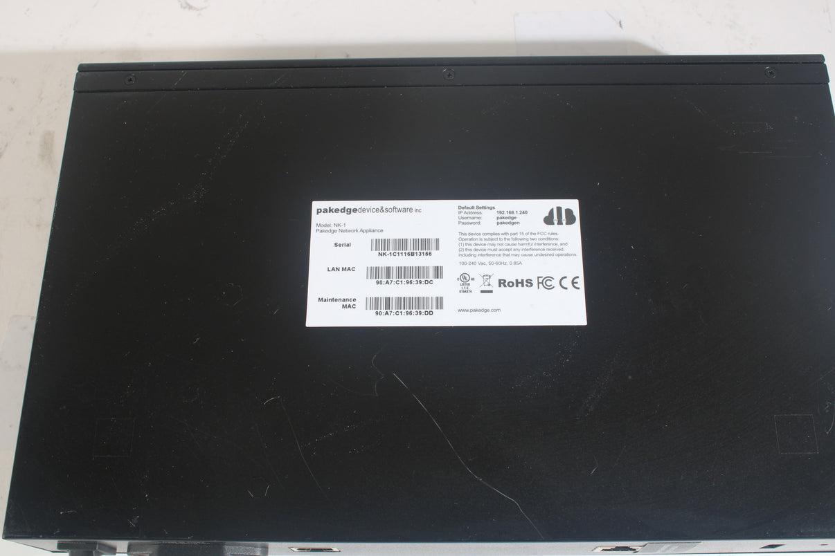Pakedge Device NK-1 Wireless Network Access Point Controller – NTC Tech