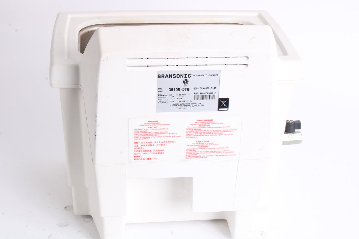 Bransonic 3510R-DTH Ultrasonic Cleaner - Fair Condition – NTC Tech