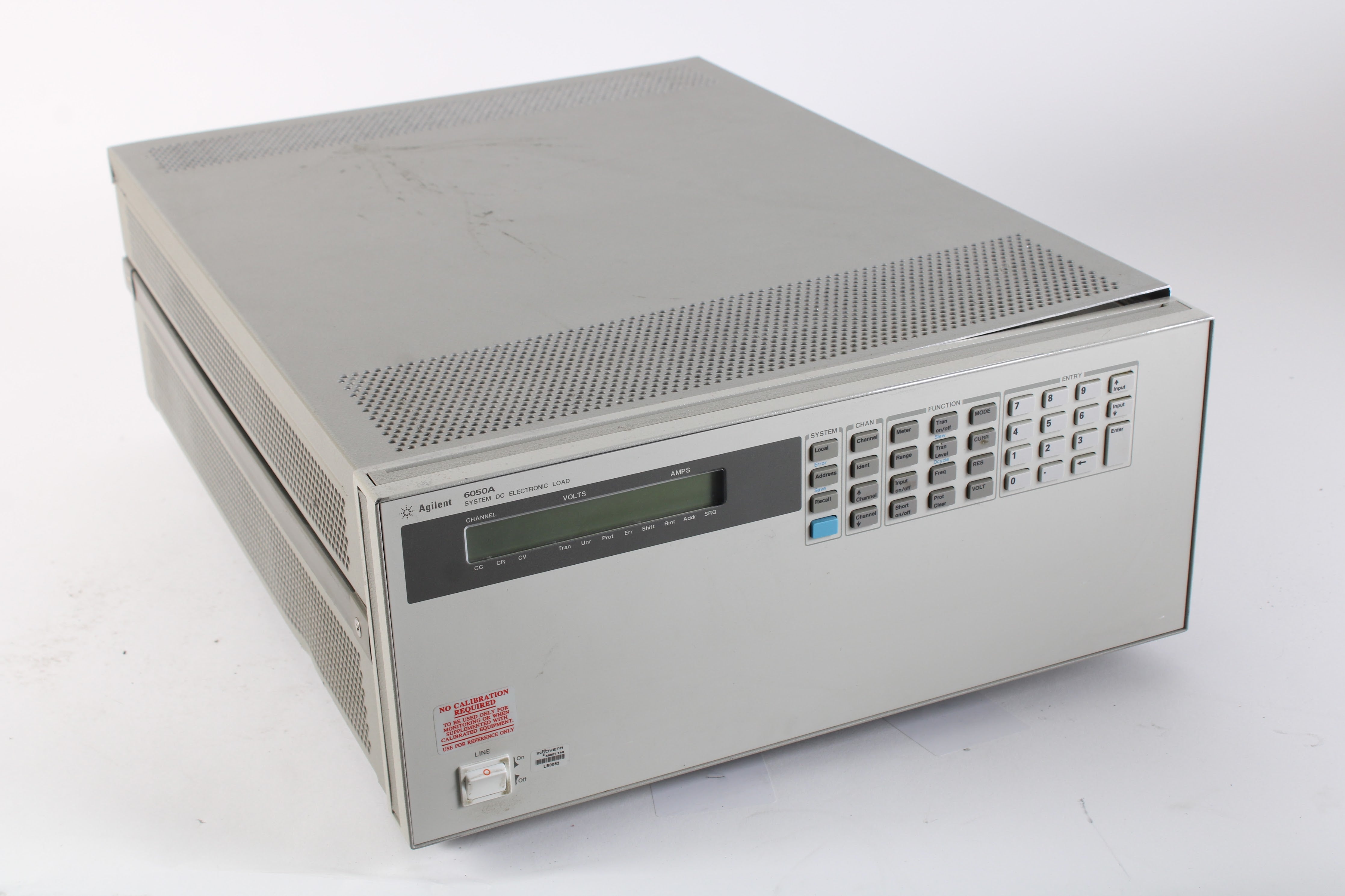 HP Agilent 6050A 1800 Watt DC Electronic Load Mainframe W/ 1x 60504A 1 ...