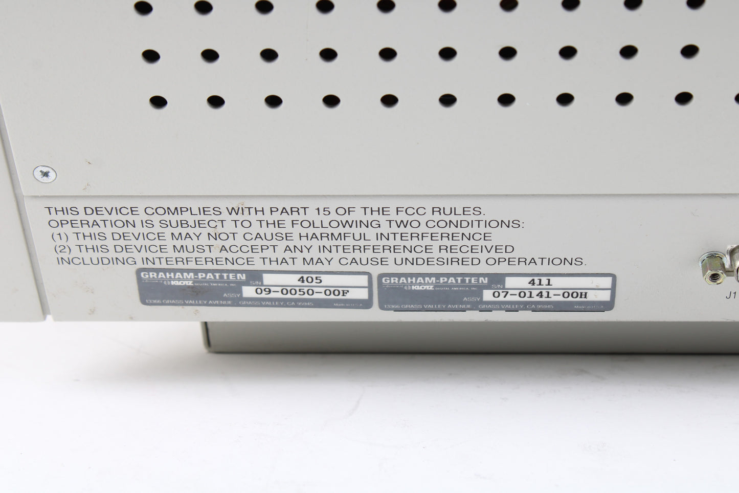 Graham Patten Systems DESAM400 Remote Unit for Graham Patten Mixer - A ...