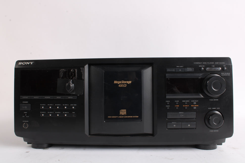 Sony CDP-CX455 400 CD Compact Disc Player - AS IS – NTC Tech