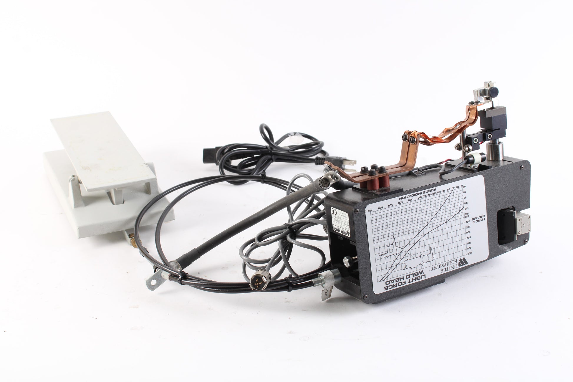 Unitek Miyachi 2-162-01 Light Force Micro Welding Head W/ Foot Pedal a ...