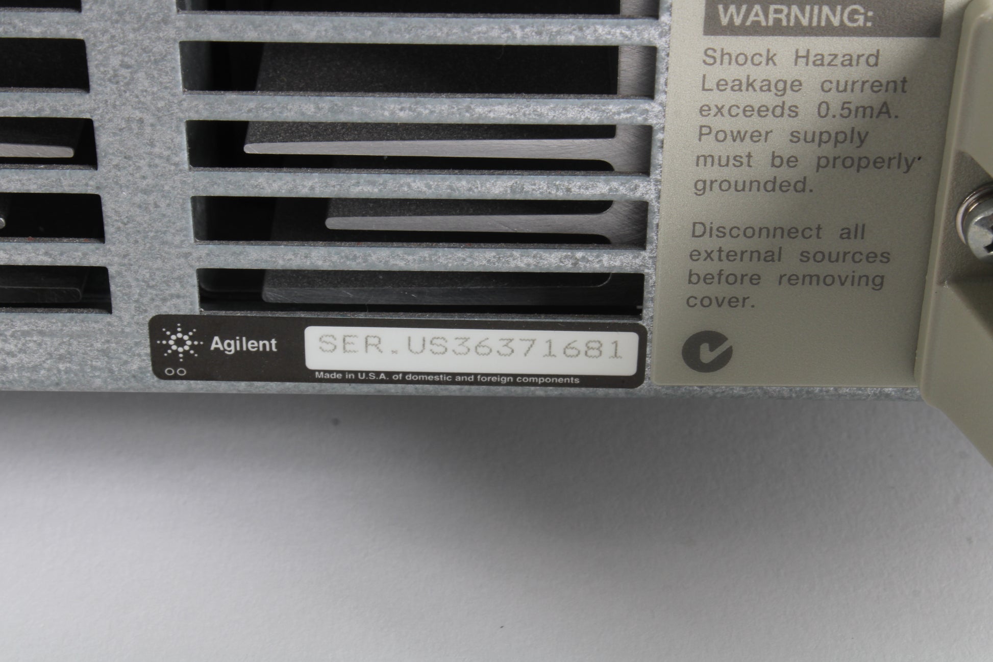 HP Hewlett Packard/Agilent 6674A System DC Power Supply 0-60V 0-35A ...