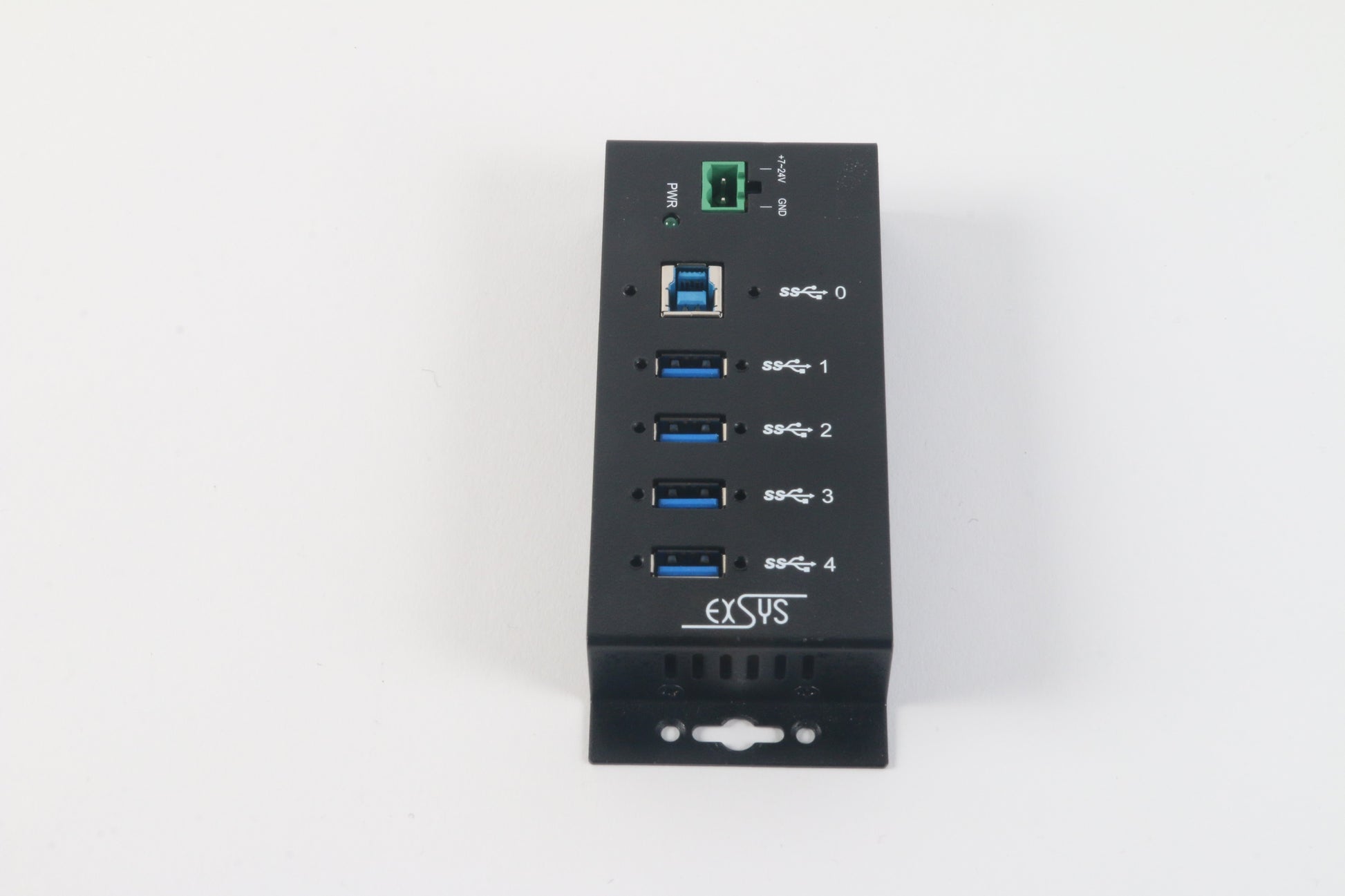 Exsys Ebox-Uhub USB 3.0 Metal HUB with 4 ports (Din-Rail) – NTC Tech