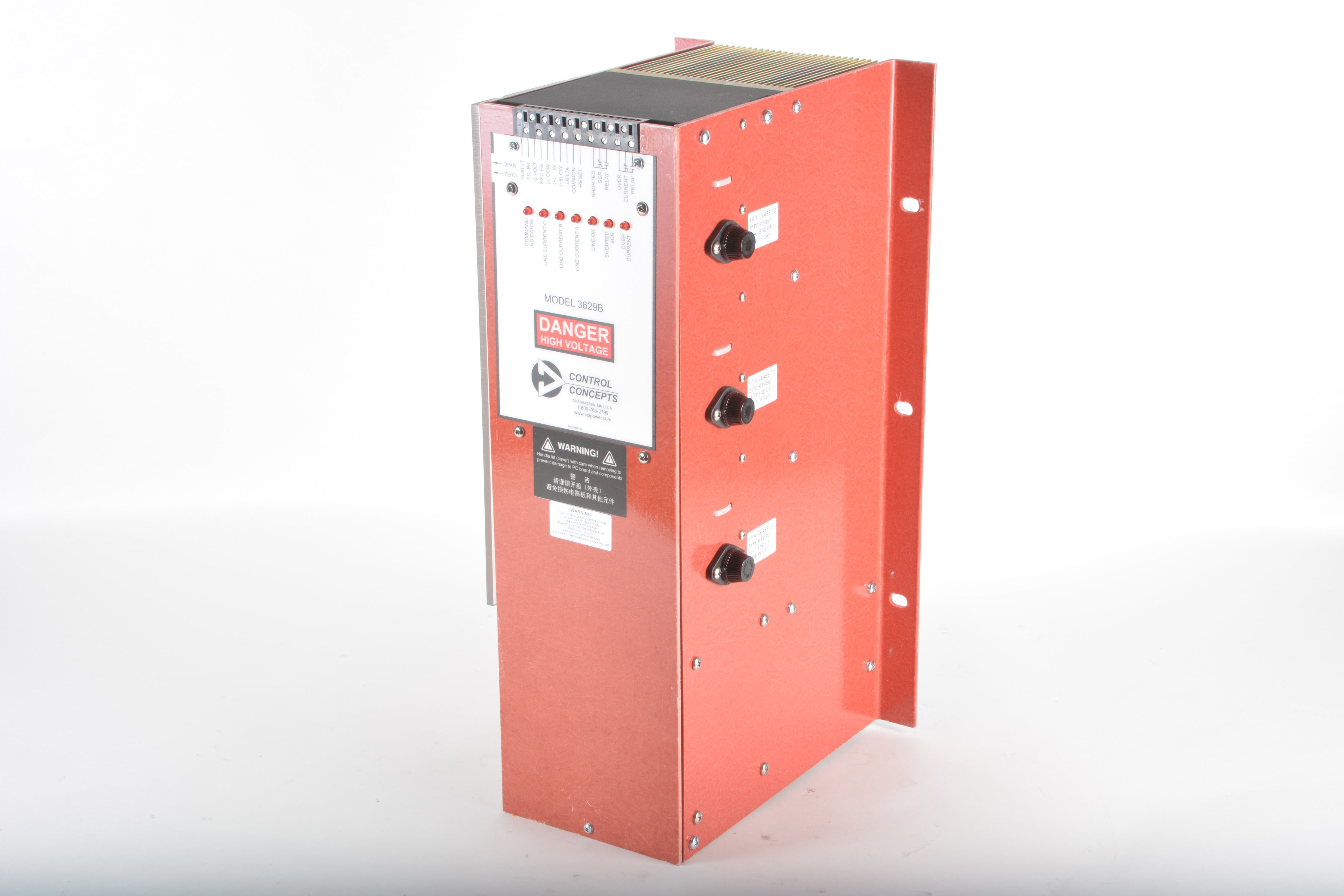 Control Concept 3629B 380 VAC, 160 AMPS, SCR Power Controller Power Su ...