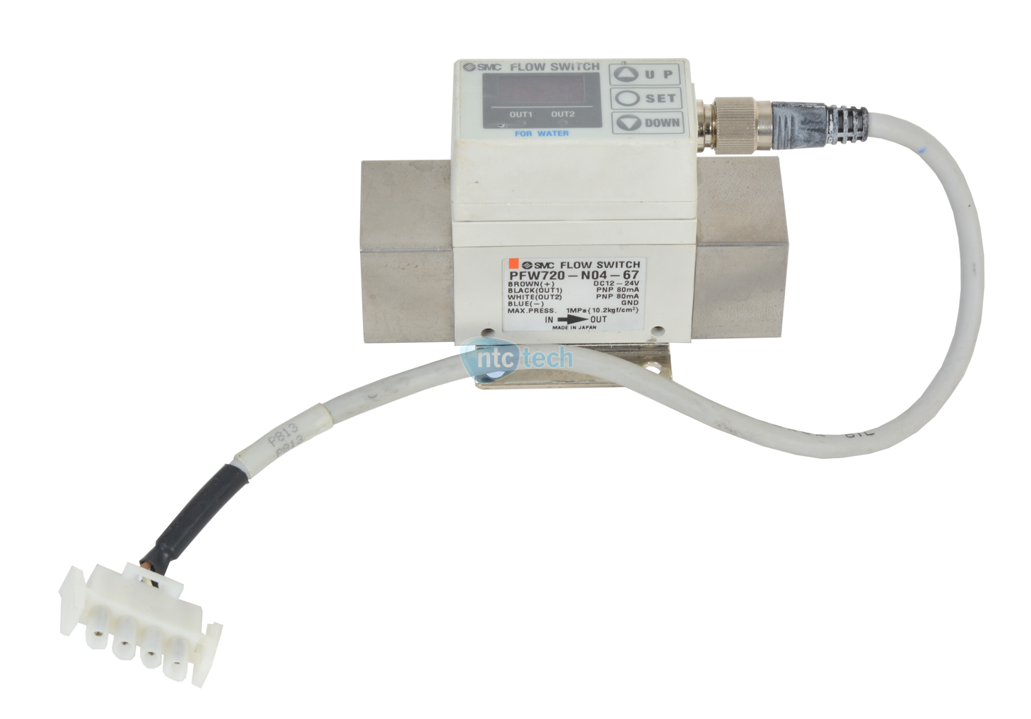 SMC Series PFW720 Digital Flow Switch IFW/PFW Combo PFW720-N04-67 – NTC Tech