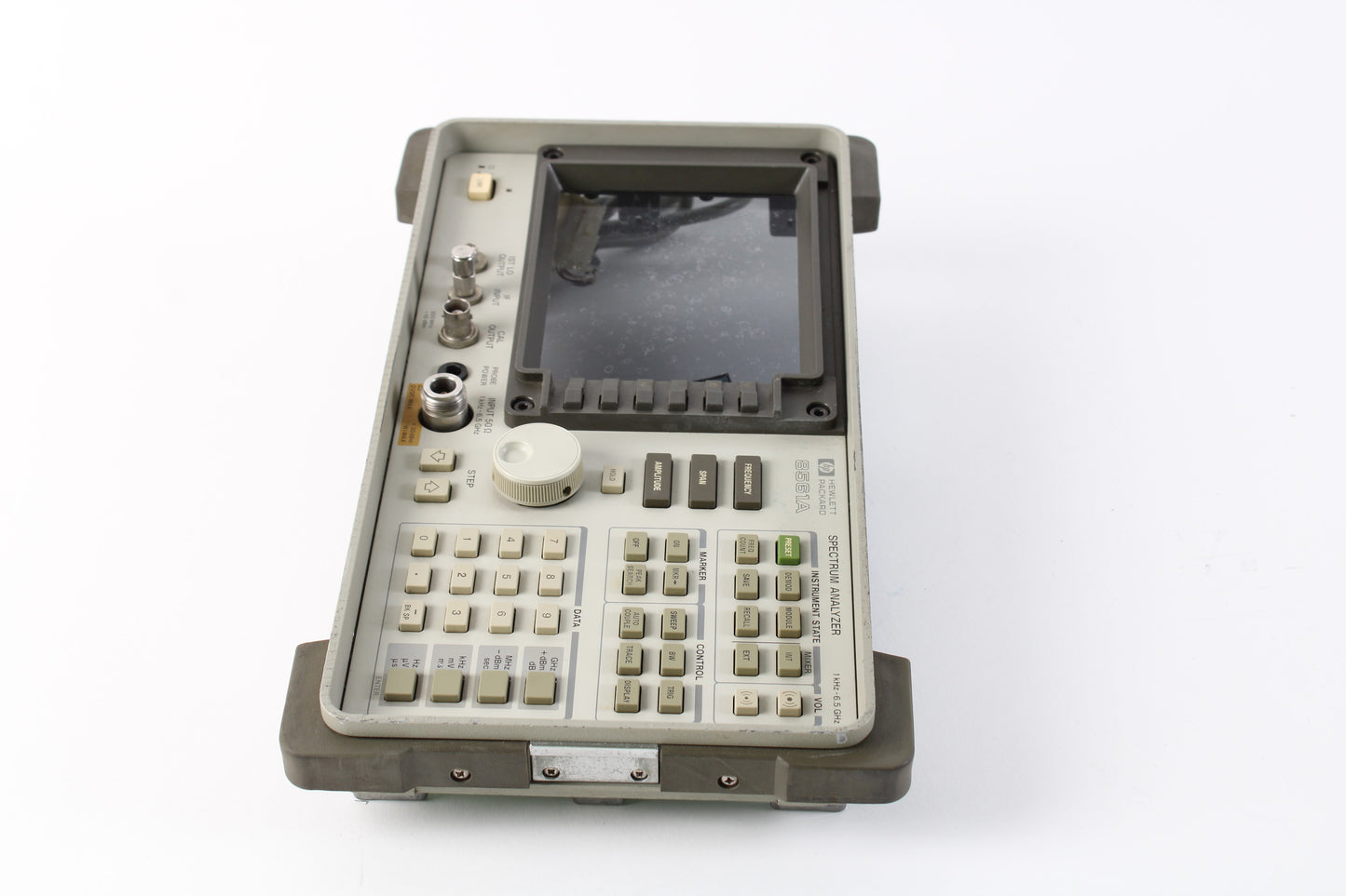 HP / Agilent / Keysight 8561A Spectrum Analyzer Front Panel – NTC Tech
