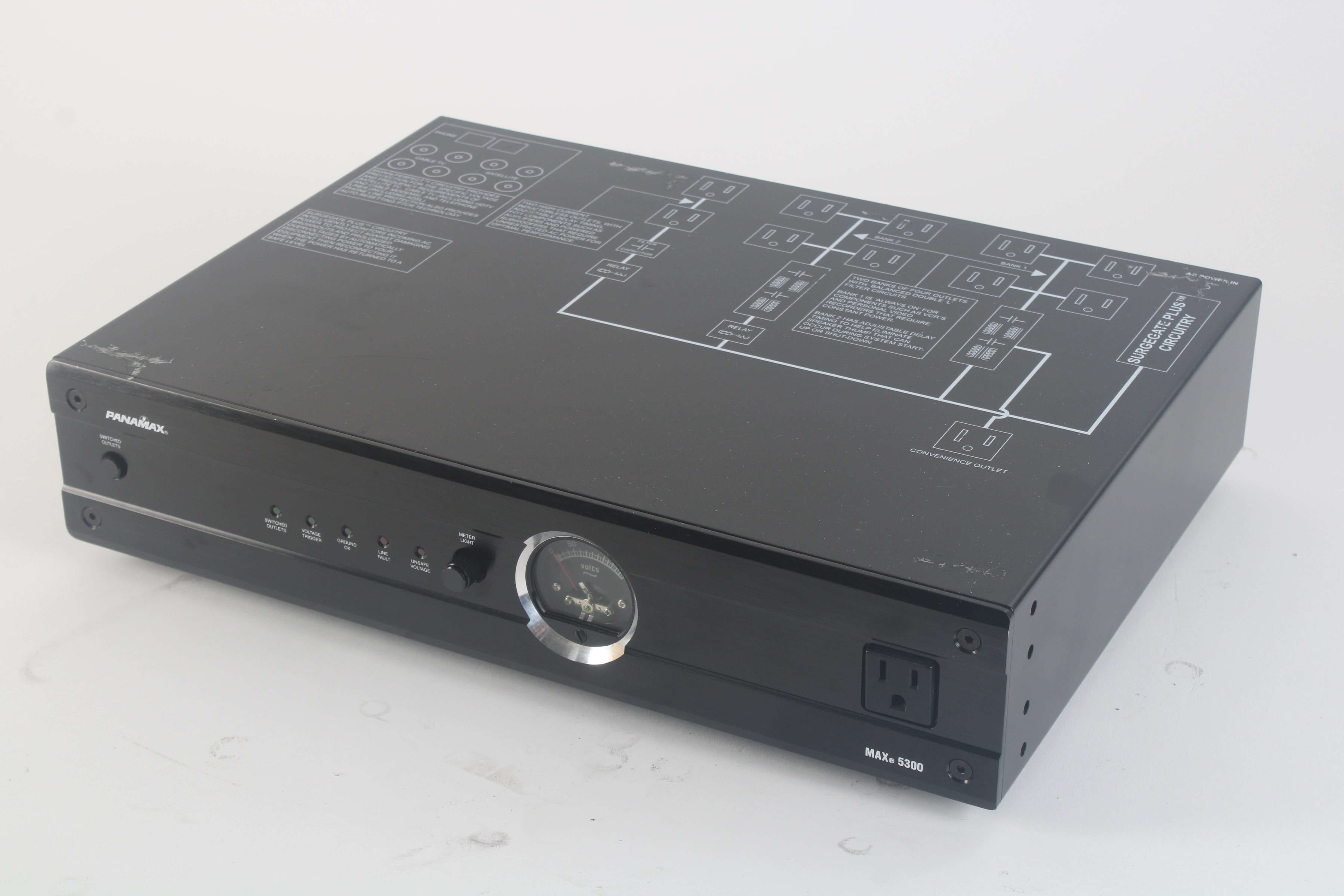 Panamax MAX 5300 Transient Voltage Line Conditioner Surge Suppressor ...