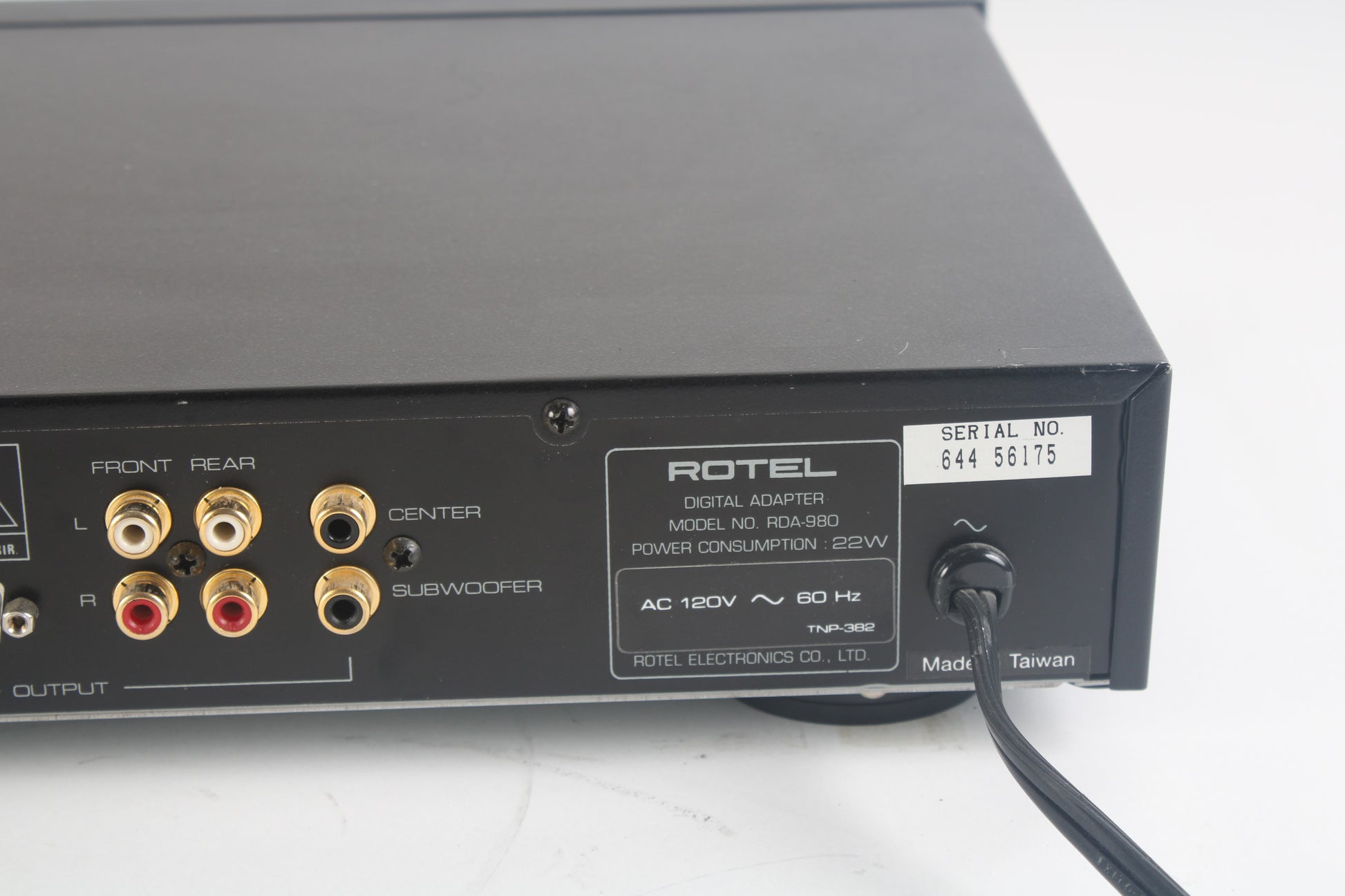 Rotel RDA-980 a/v Digital Sound Surround Processor Adapter Preamplifie ...