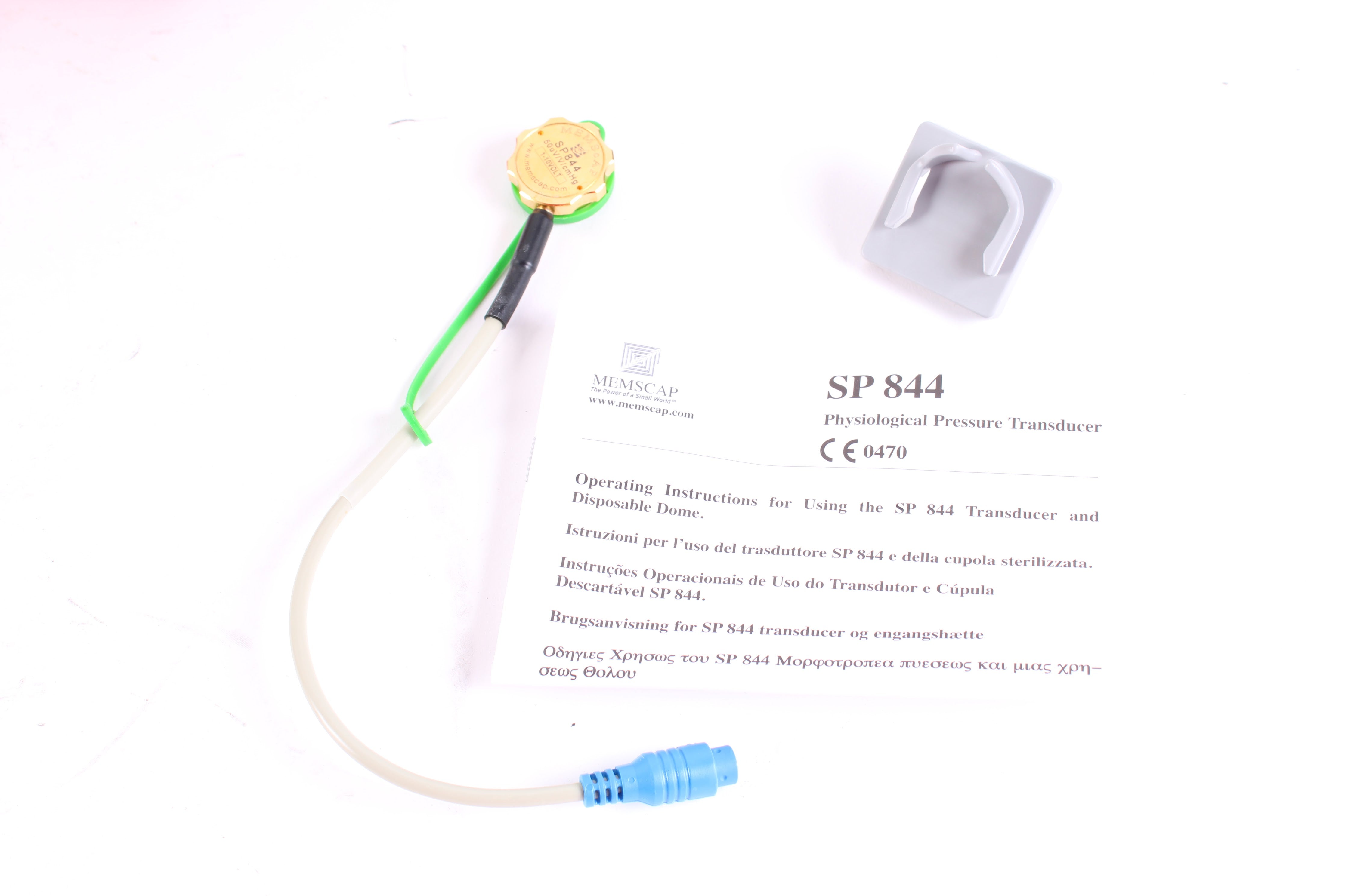 Memscap SP844 Transducer and Disposable Dome – NTC Tech