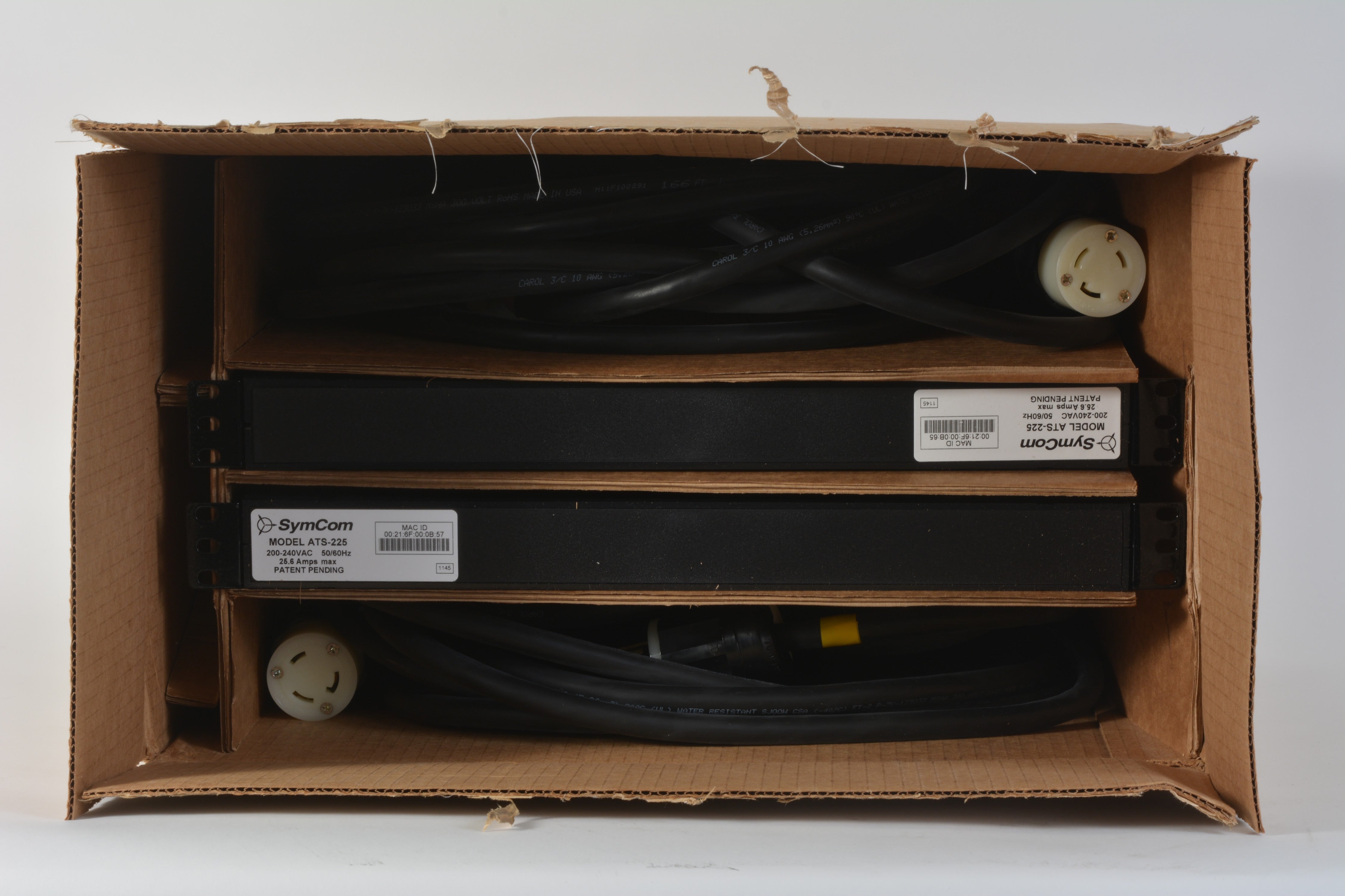 Symcom ATS-225 200-240 VAC 50/60HZ 25.6 AMPS MAX Rapid Switch Lot of 2 ...