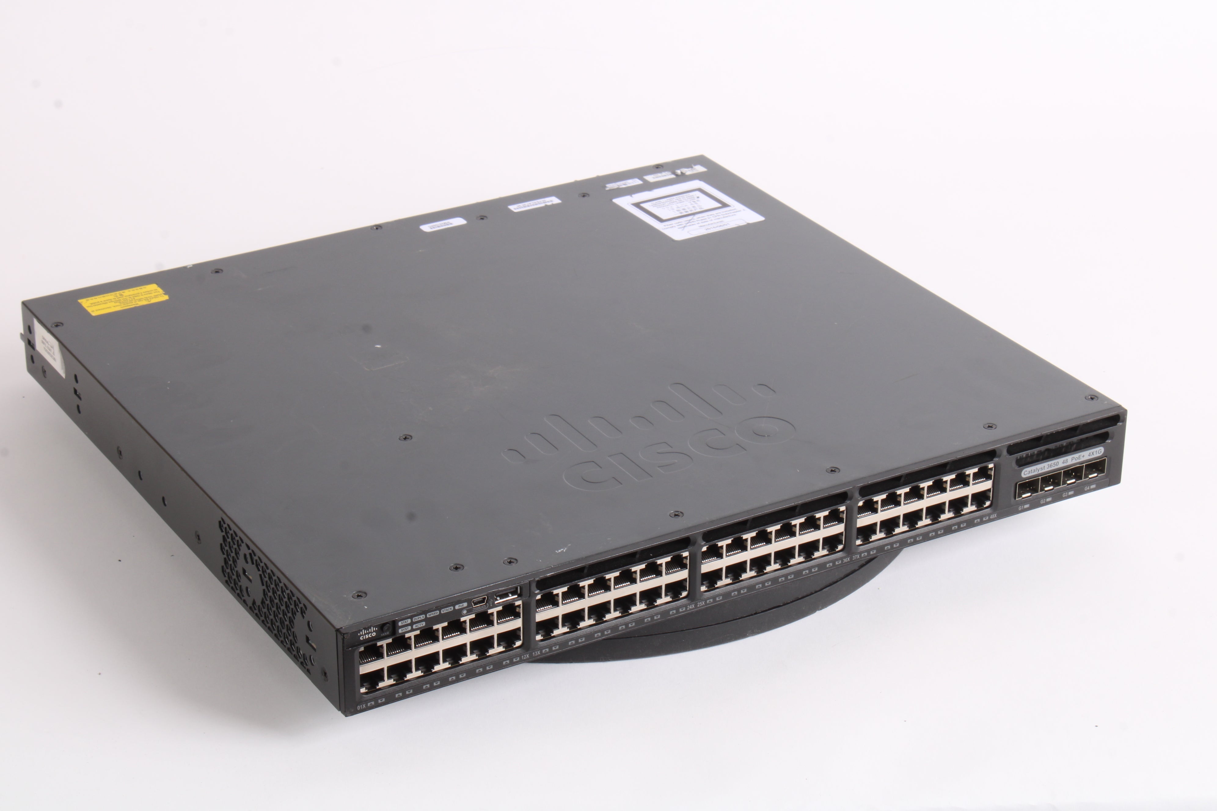 Cisco 3650 48-Port Gigabit Ethernet Switch WS-C3650-48PS 1x power supp ...