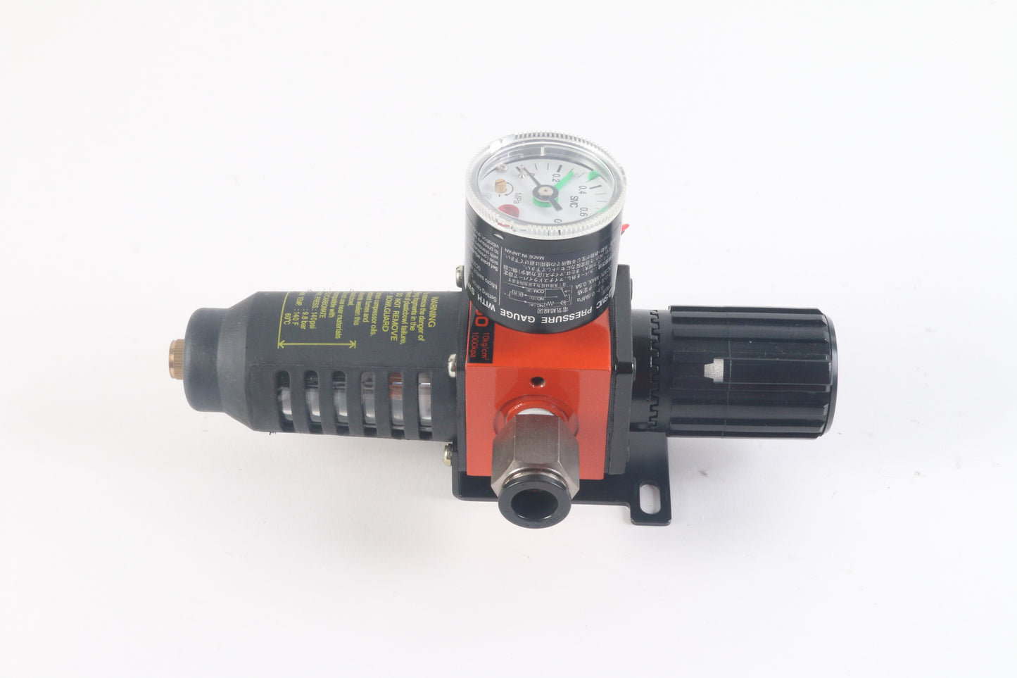 KASO K-1000 Filter Regulator W/ SMC GP46 Pressure Gauge with Switch ...