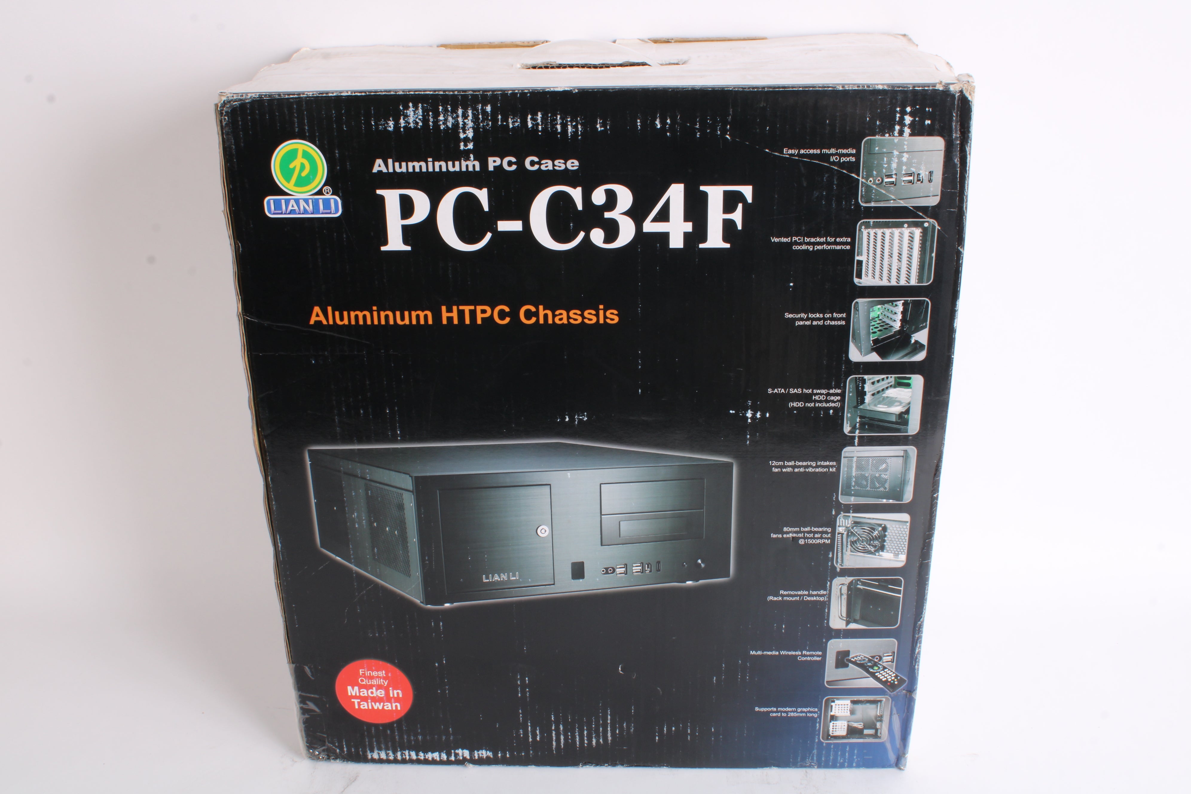Lian Li PC-C34F Aluminum PC Case Aluminum HTPC Chassis - New – NTC Tech