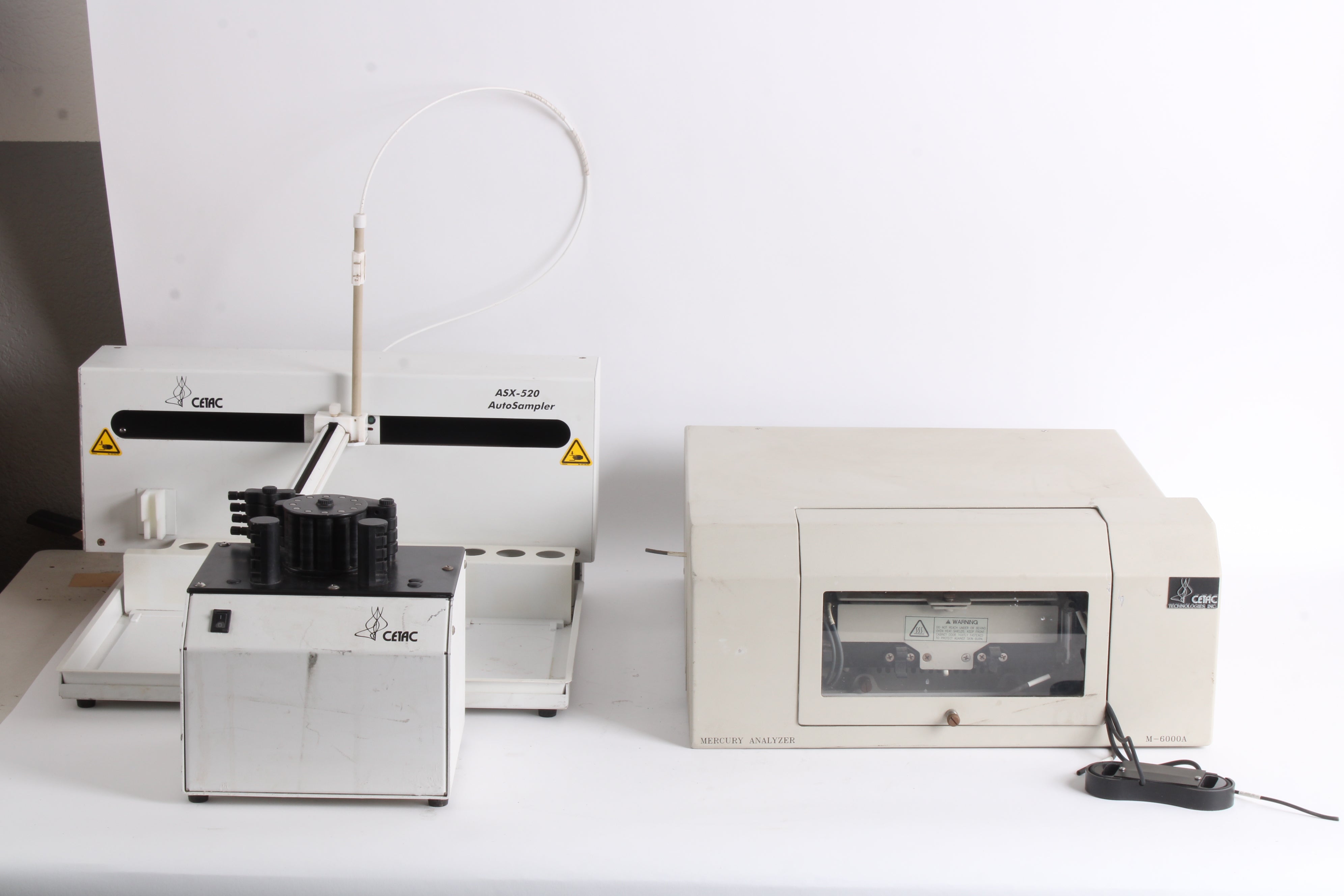 CETAC M-6000A Mercury Sampler/CETAC ASX-520 Auotsampler/CETAC PERI PUM ...