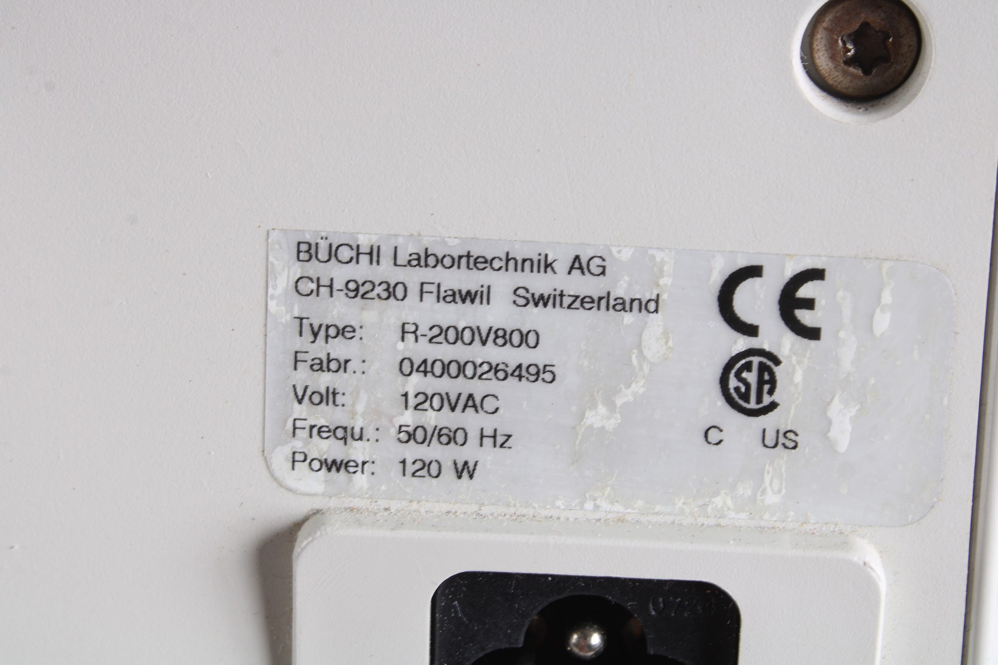 Buchi R-200 Rotavapor System W/ Buchi B-490 Heating Bath - Fair Condit ...