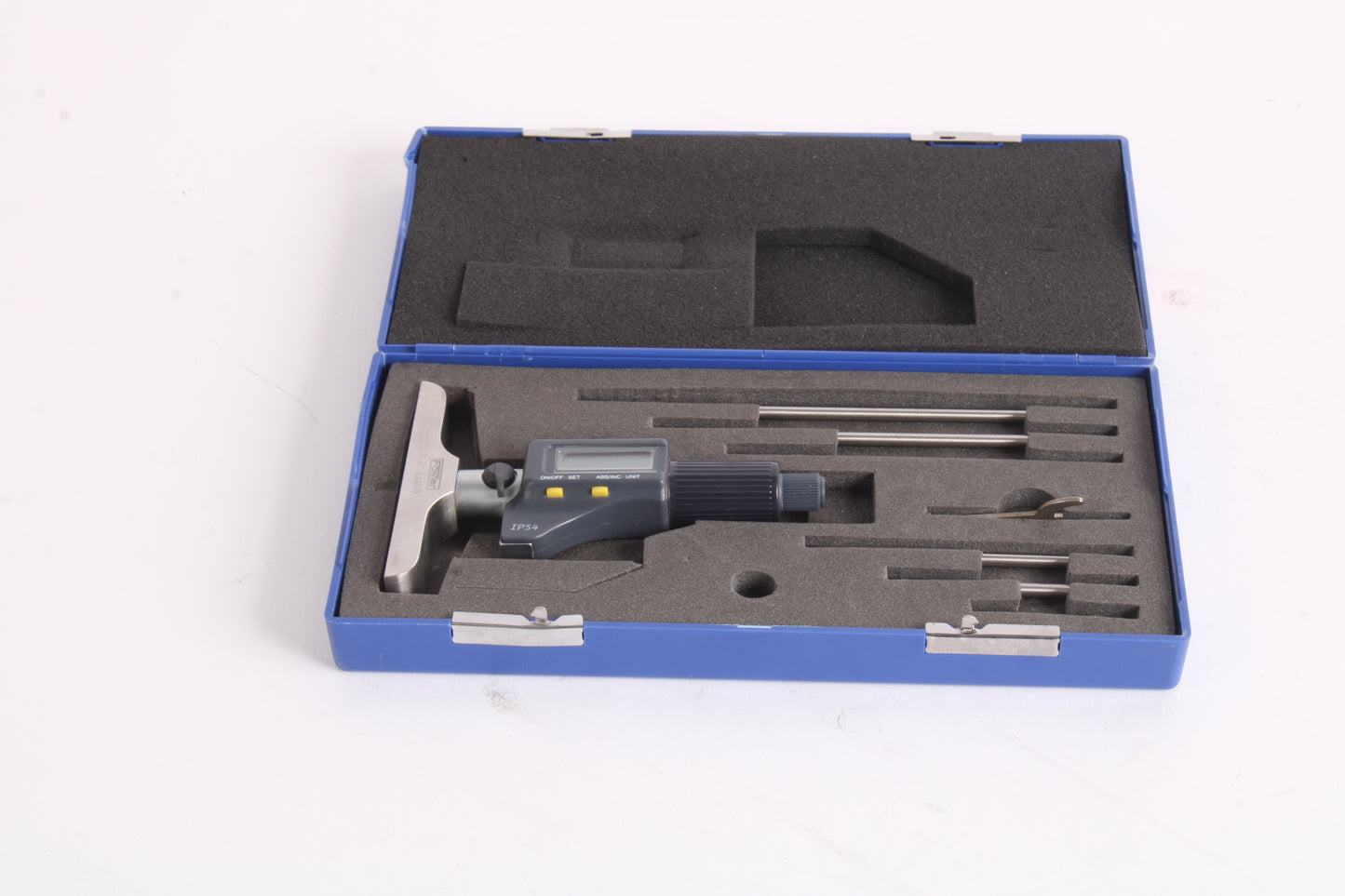 Fowler High Precision 0-6"/0-150mm IP54 Electronic Depth Micrometer Fu ...