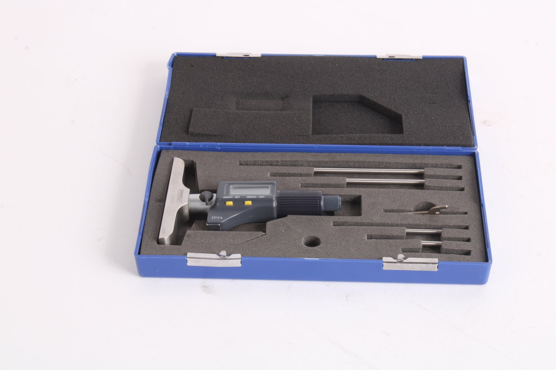 Fowler High Precision 0-6"/0-150mm IP54 Electronic Depth Micrometer Fu ...