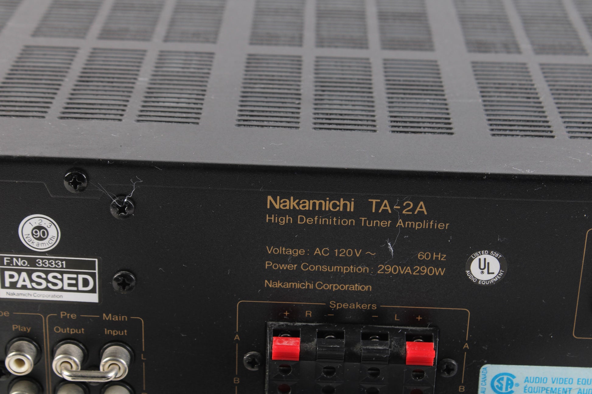 Nakamichi TA-2A High Definition Tuner Amplifier - AS IS – NTC Tech