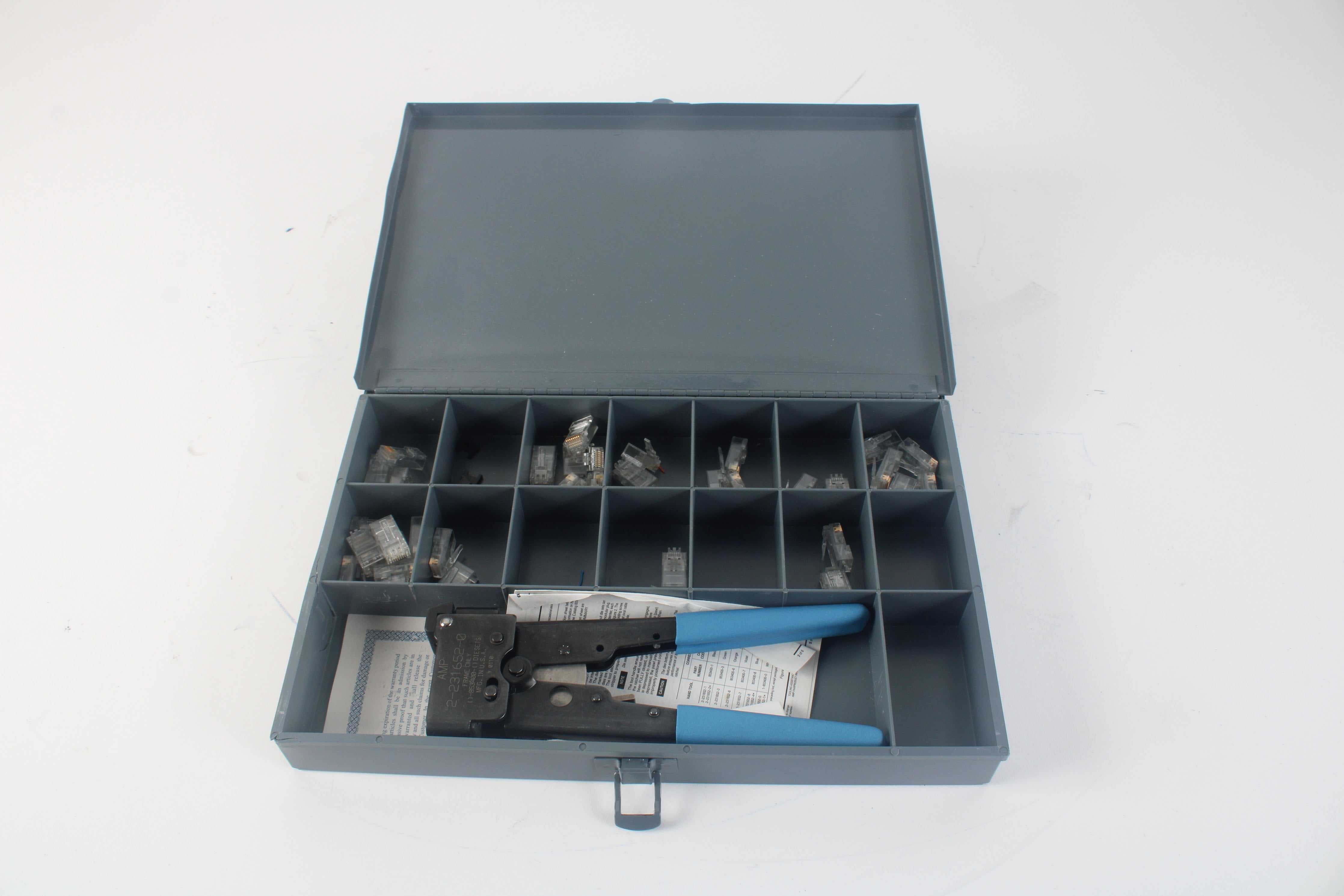 Black Box FTM 650 Modular Data Plug Termination Kit W/ Tyco 2-231652-0 ...