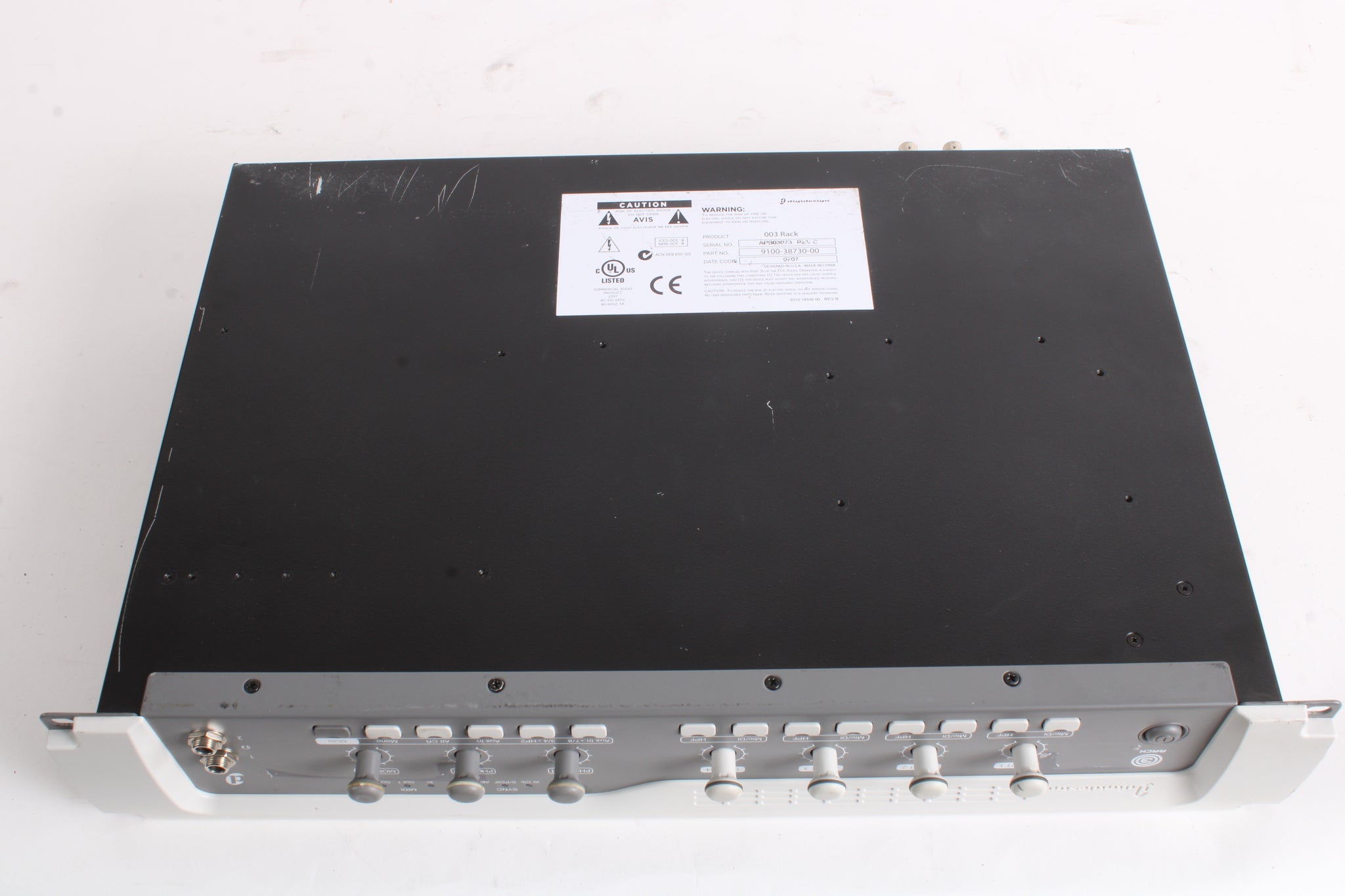 DigiDesign 003 Rack Firewire Recording Audio Interface 9100-38730-00 ...