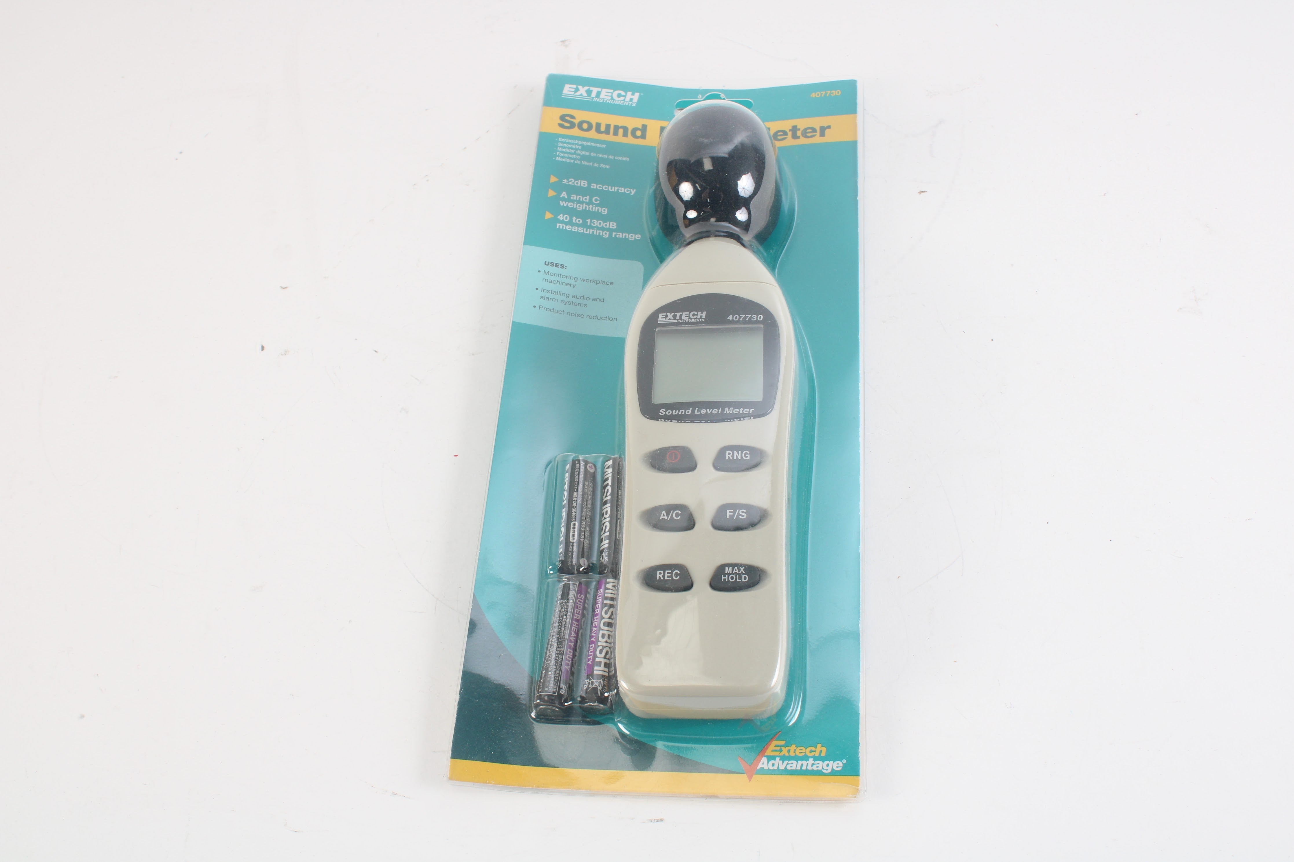 Extech 407730 1LYP4 Digital Sound Level Meter 40 to 130dB - NEW – NTC Tech