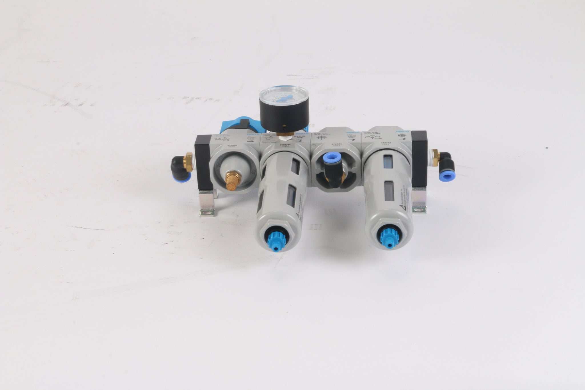 Festo HE-...-D-MINI Shut Off Valve, Plus a Filter Regulator, Manifold ...