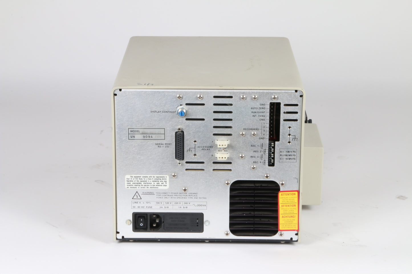 Spectra-Physics 0206-0102-21 Spectra Focus Forward Optical Scanning De ...